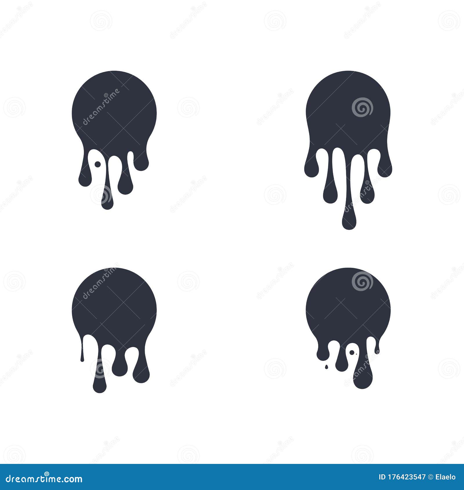 Ink Drop Vector Icon Design Illustration Stock Vector - Illustration of ...