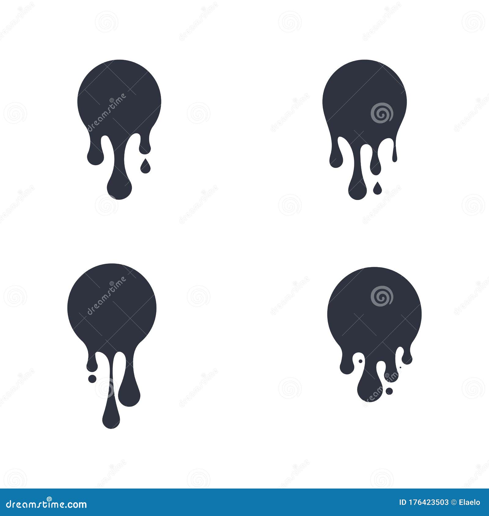 Ink Drop Vector Icon Design Illustration Stock Vector - Illustration of ...