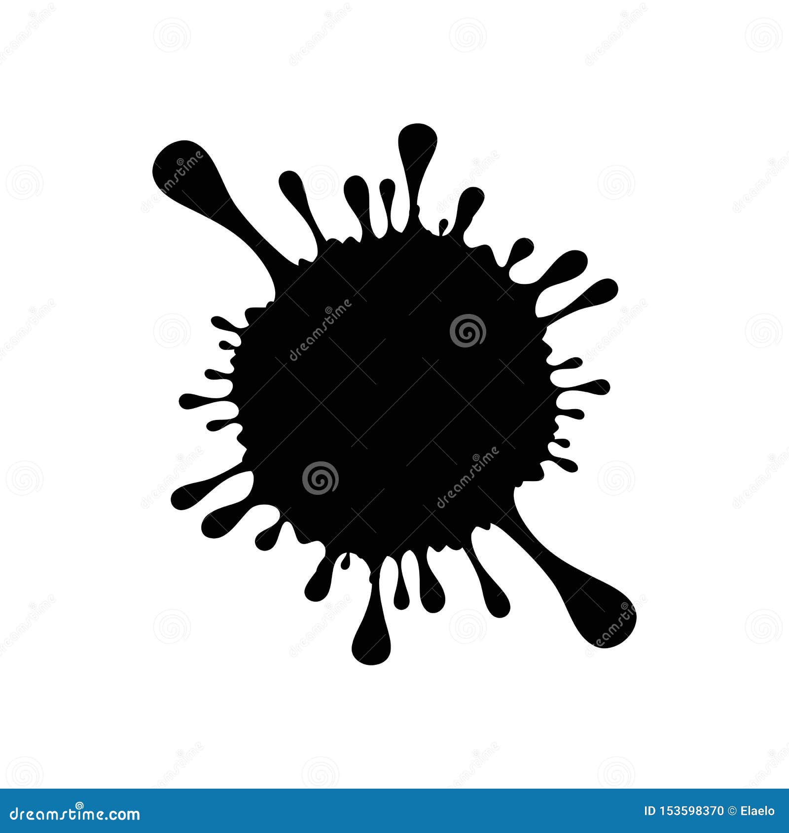 Ink Drop Vector Icon Design Stock Vector - Illustration of dripping ...