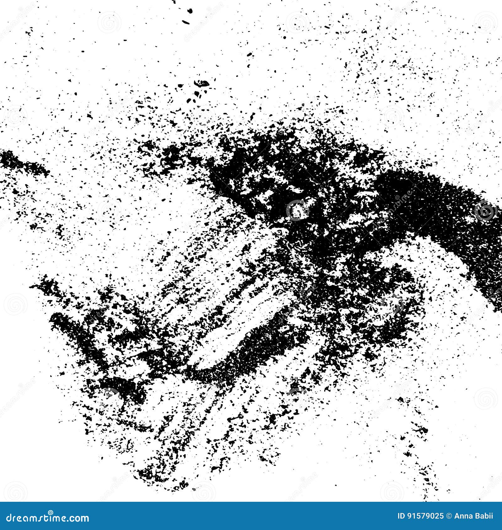 Ink Dust Texture for Your Design. Grunge Powder Pattern. Vector ...