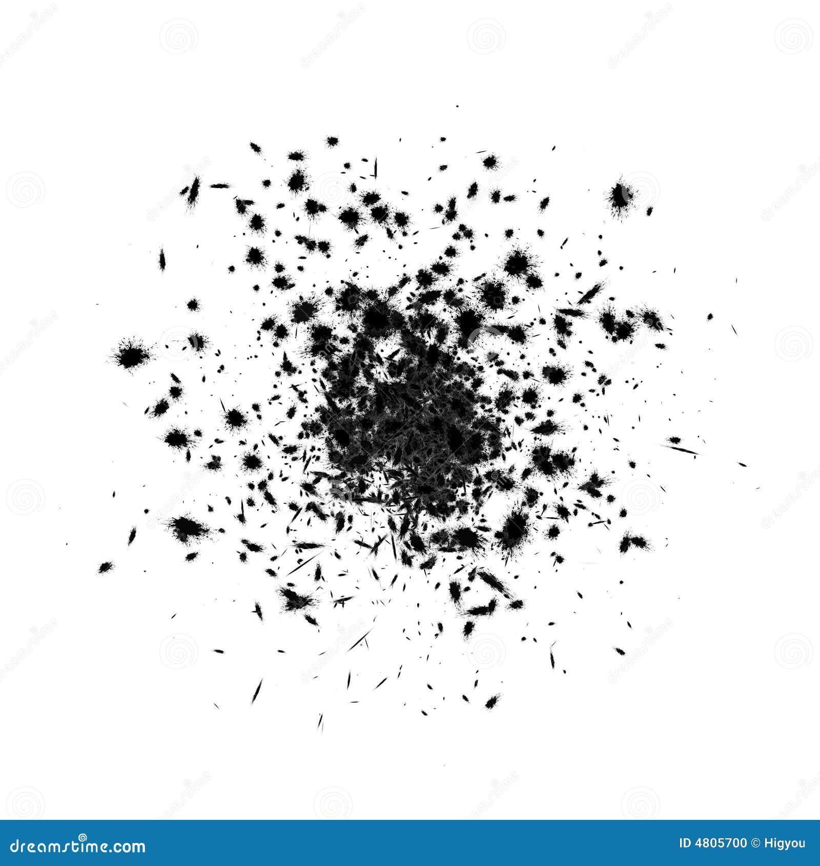 Ink Explosion stock illustration. Illustration of effect - 4805700