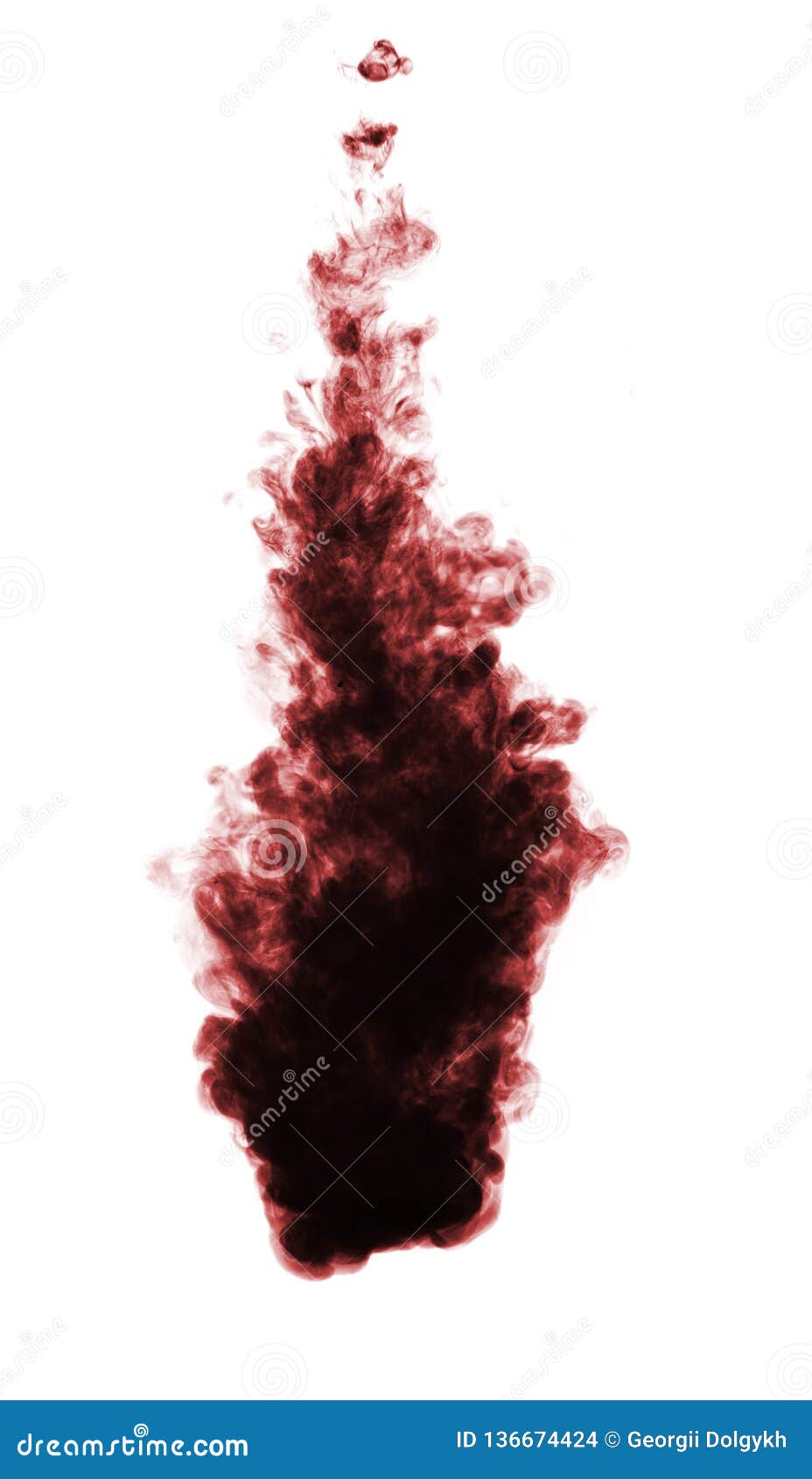 Ink floating in water stock photo. Image of pattern - 136674424