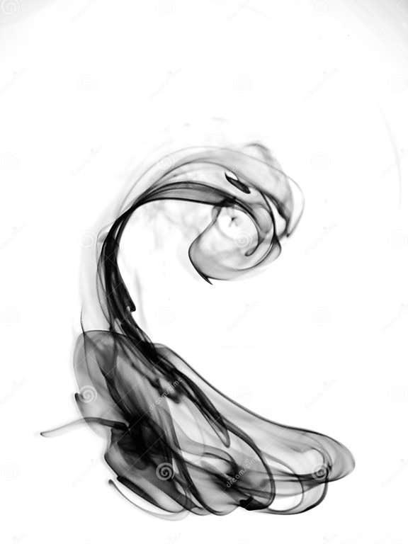 Ink flow stock photo. Image of blackandwhite, blur, contour - 1010208