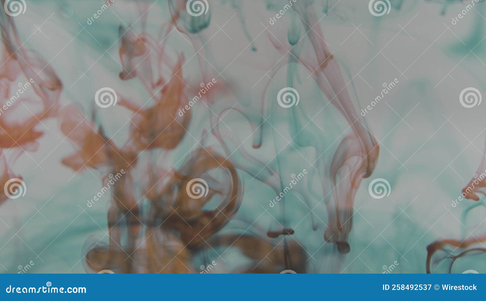 Ink flowing in the water. stock video. Video of design - 258492537