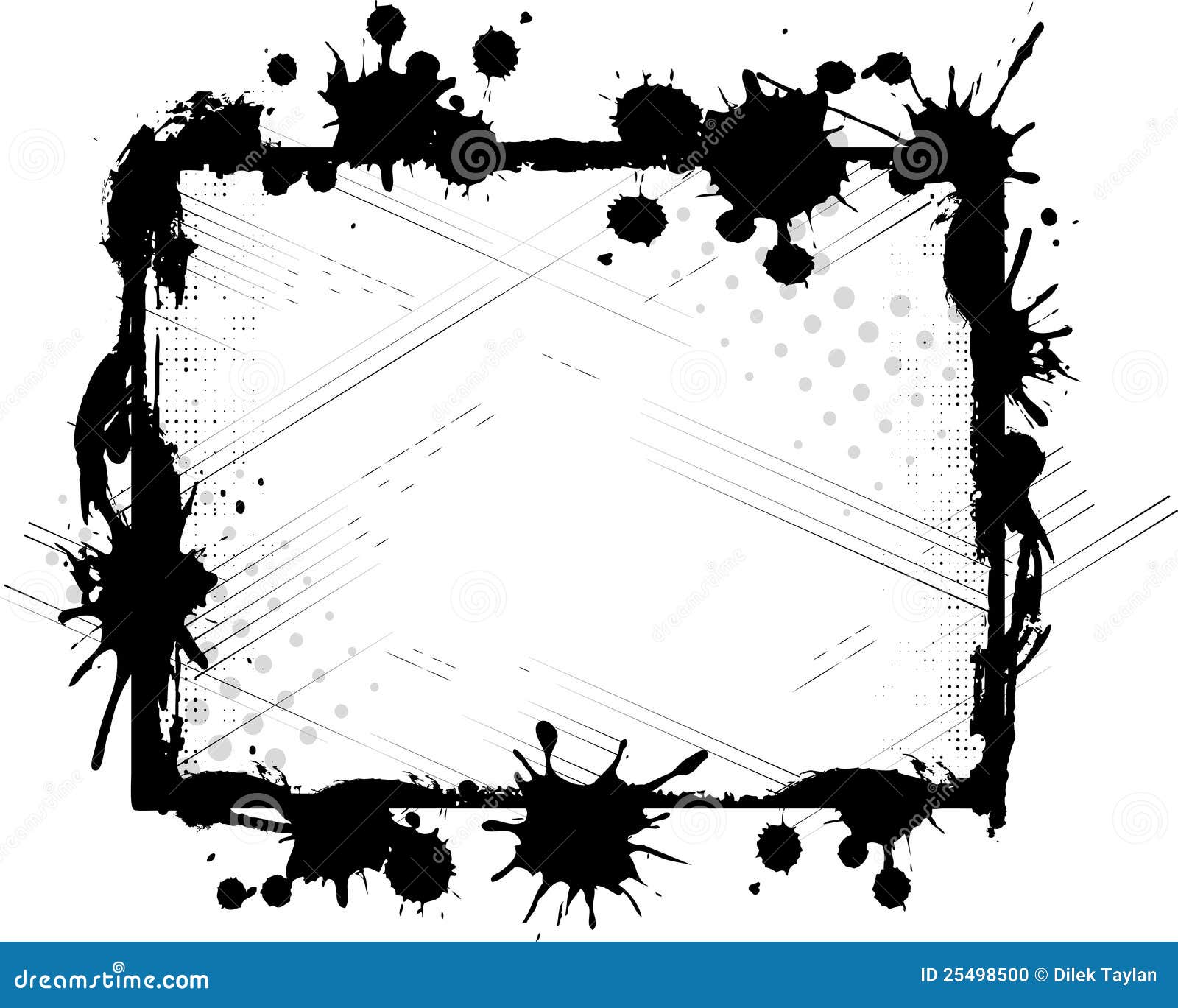 Ink frame stock illustration. Illustration of black, graphic - 25498500