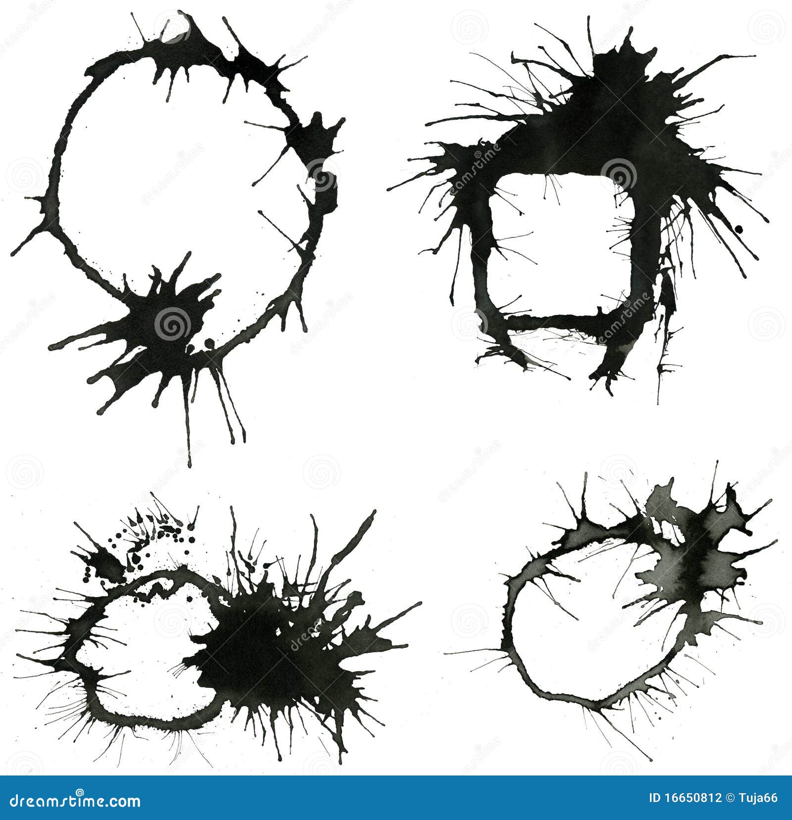 Ink frames stock illustration. Illustration of abstract - 16650812