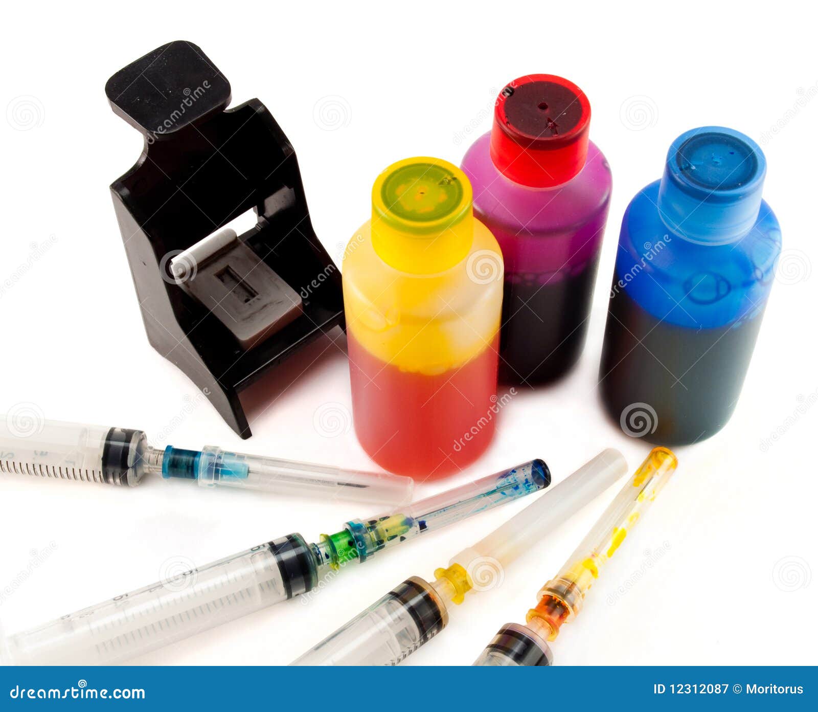 Ink for inkjet printer stock image. Image of magenta - 12312087