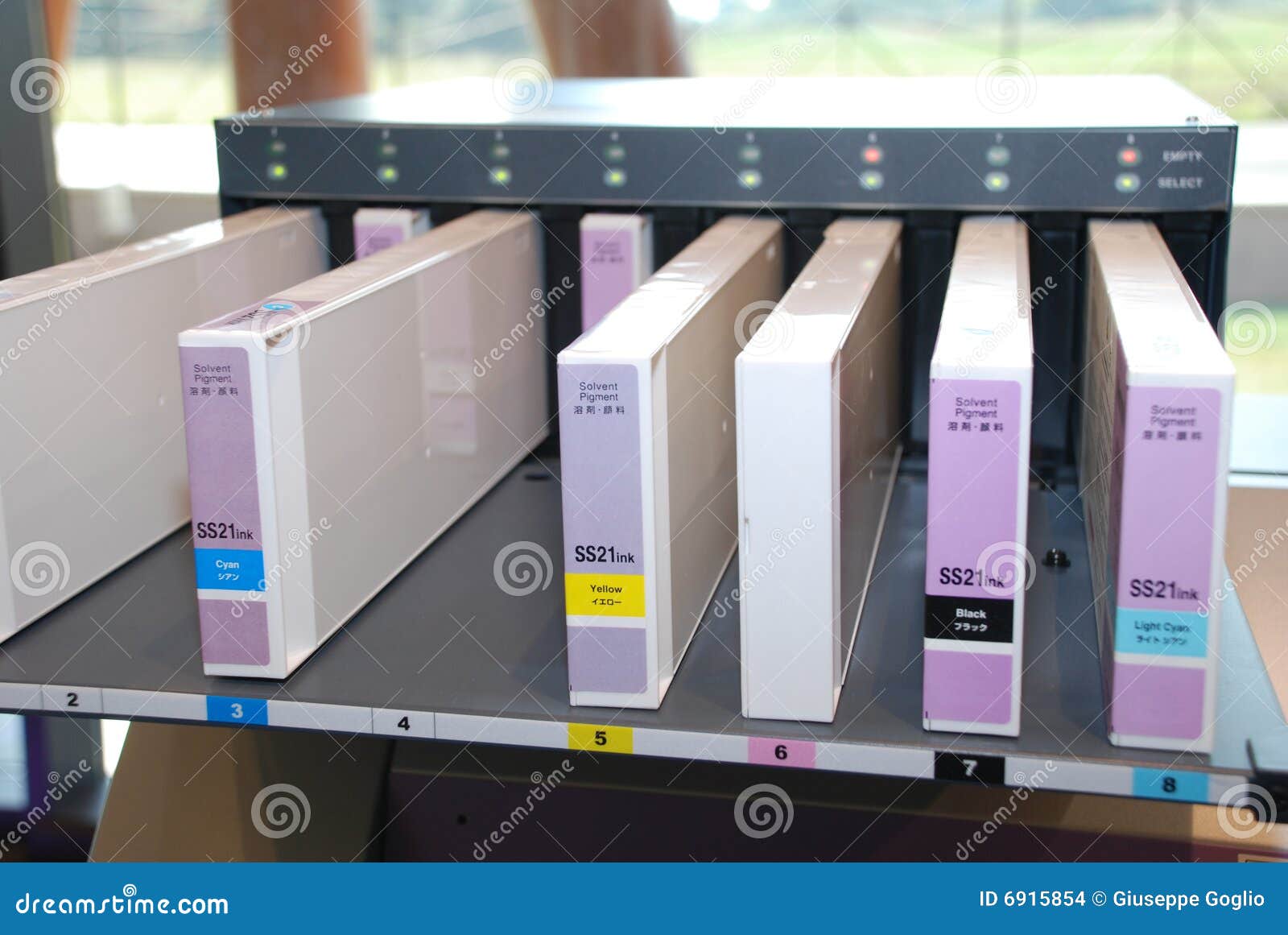 Ink-jet cartridge stock photo. Image of colour, head, three - 6915854