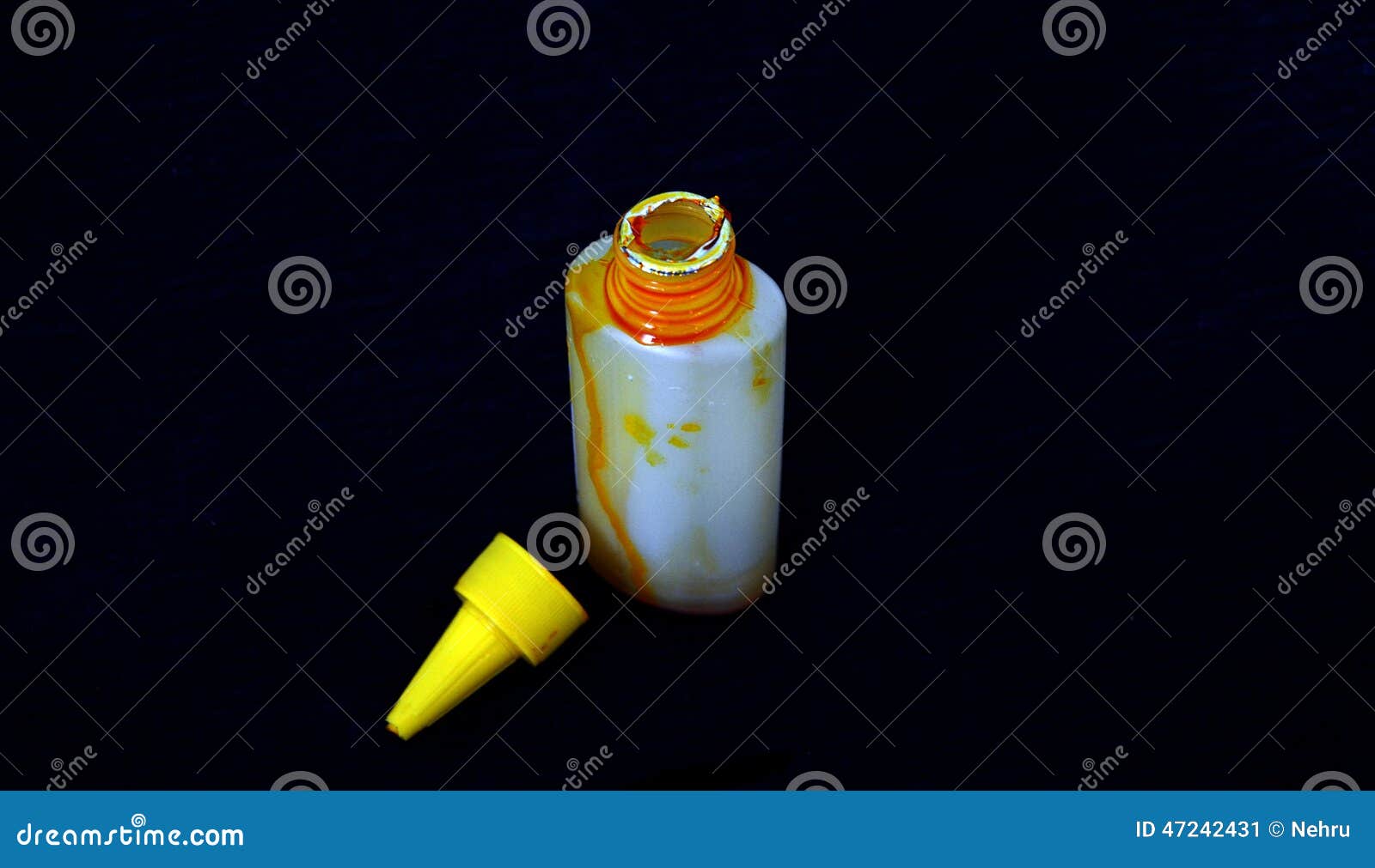 Ink jet color bottle stock image. Image of full, paint - 47242431
