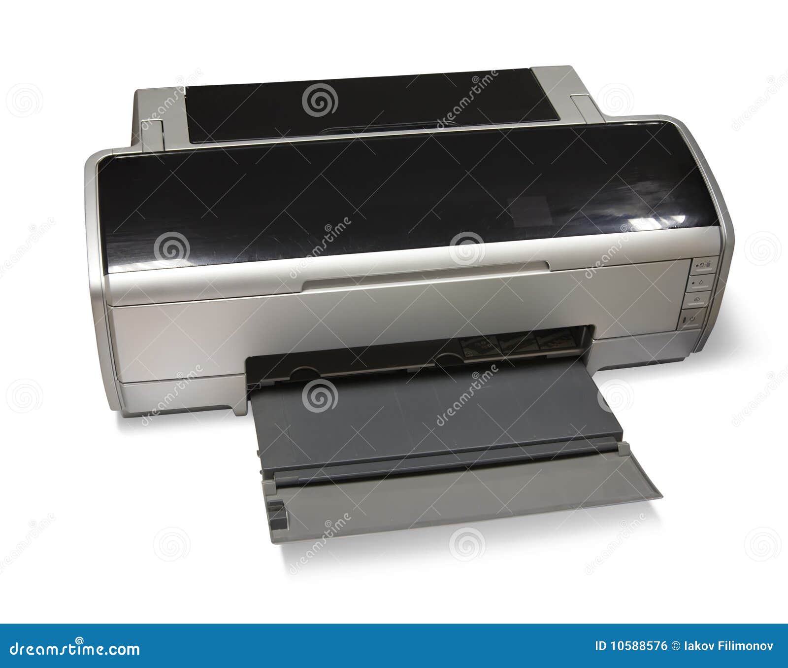 Ink-jet printer A3 stock photo. Image of path, office - 10588576
