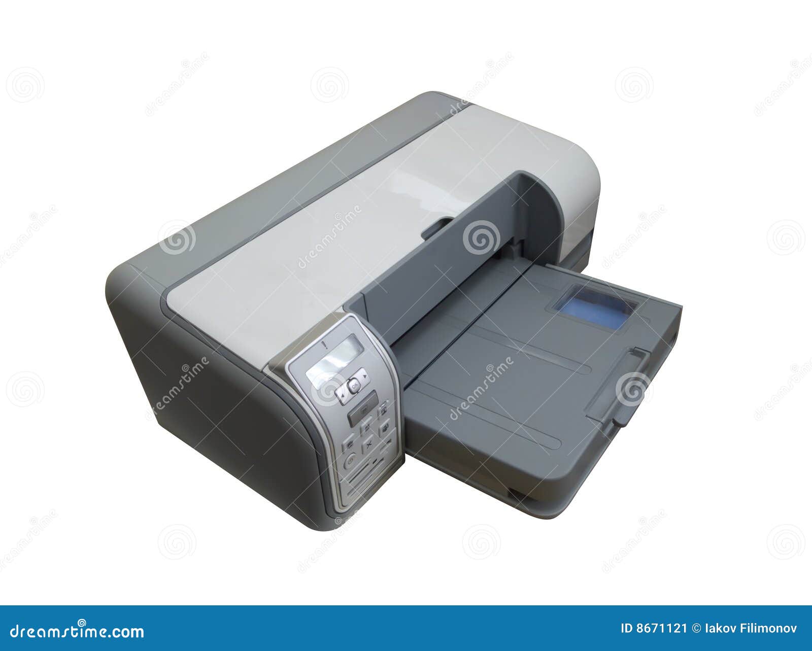Ink-jet printer A4 stock image. Image of path, electronics - 8671121