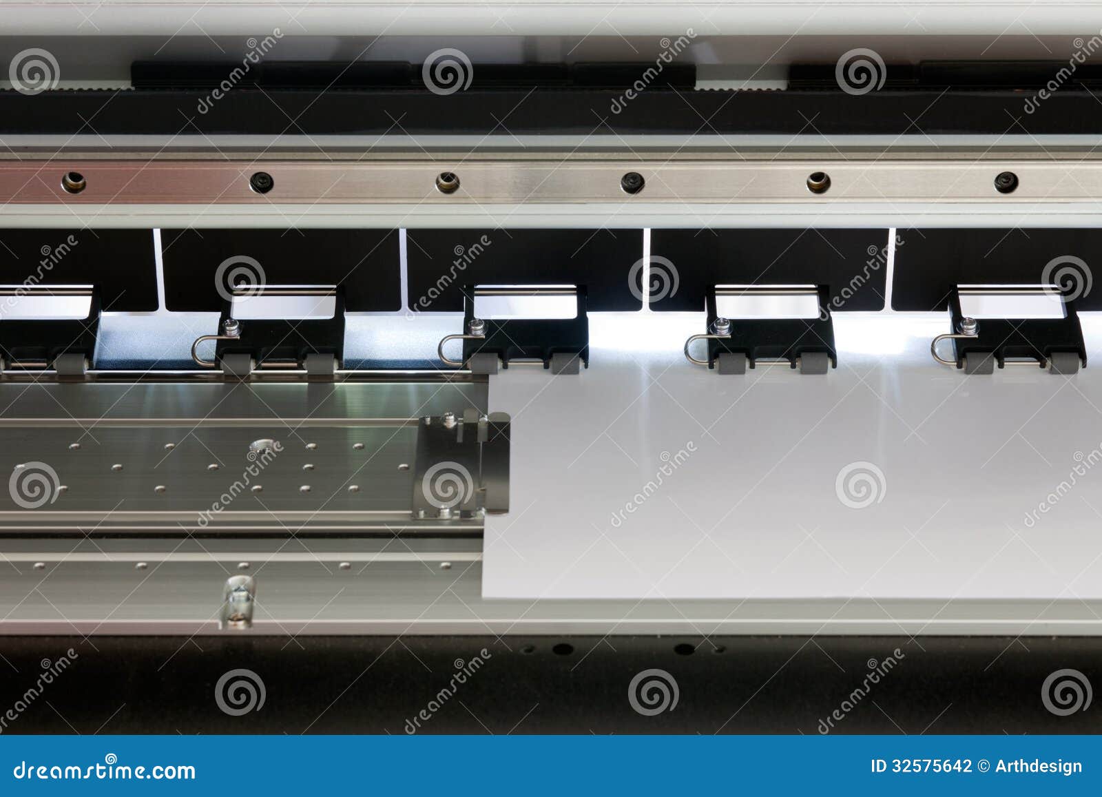 Ink jet printer Detail stock photo. Image of large, inkjet - 32575642
