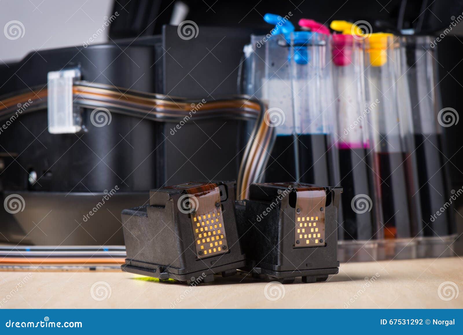 Ink-jet printer stock photo. Image of cartridge, tank - 67531292