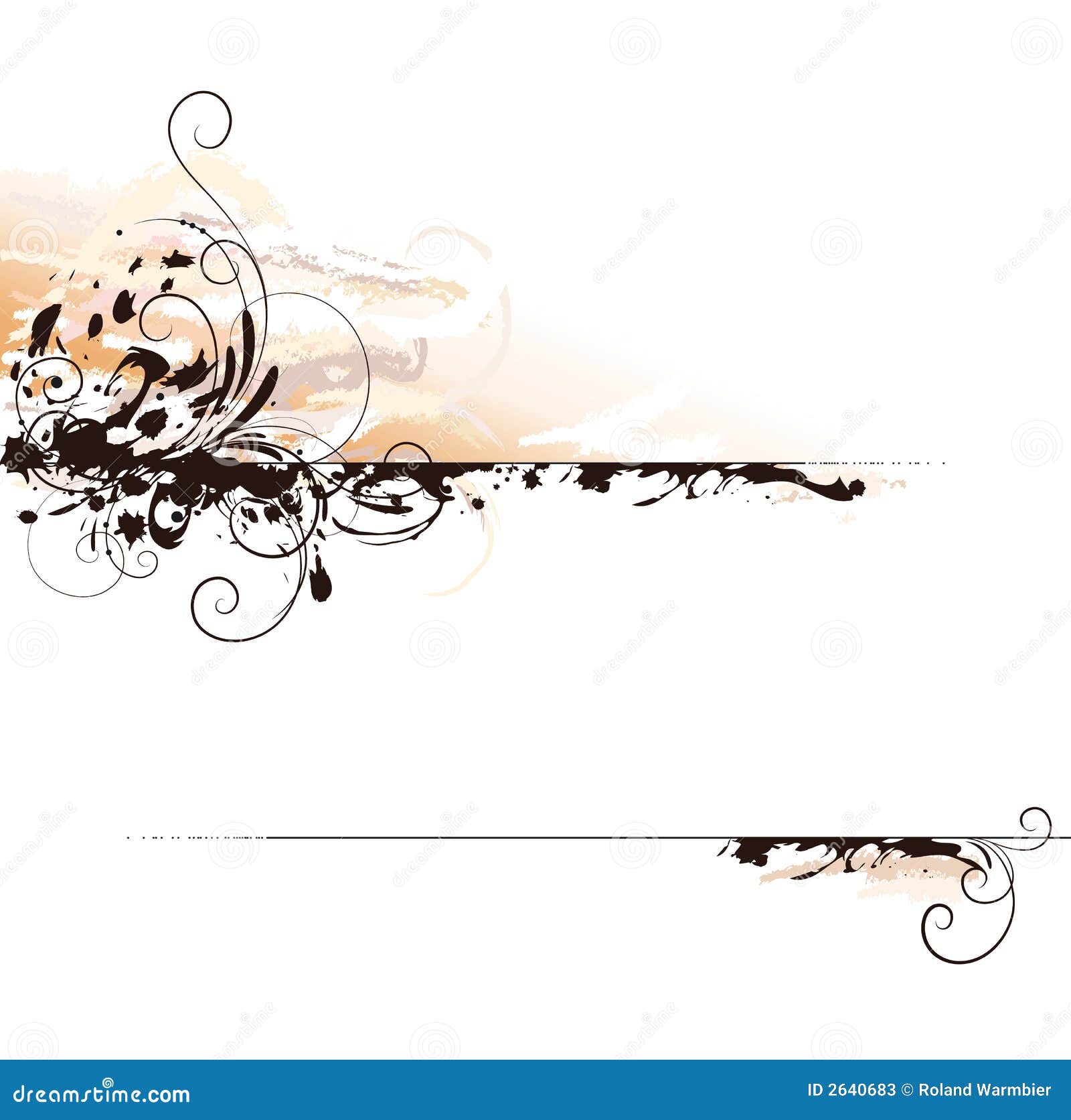 Ink letter background stock vector. Illustration of painted - 2640683