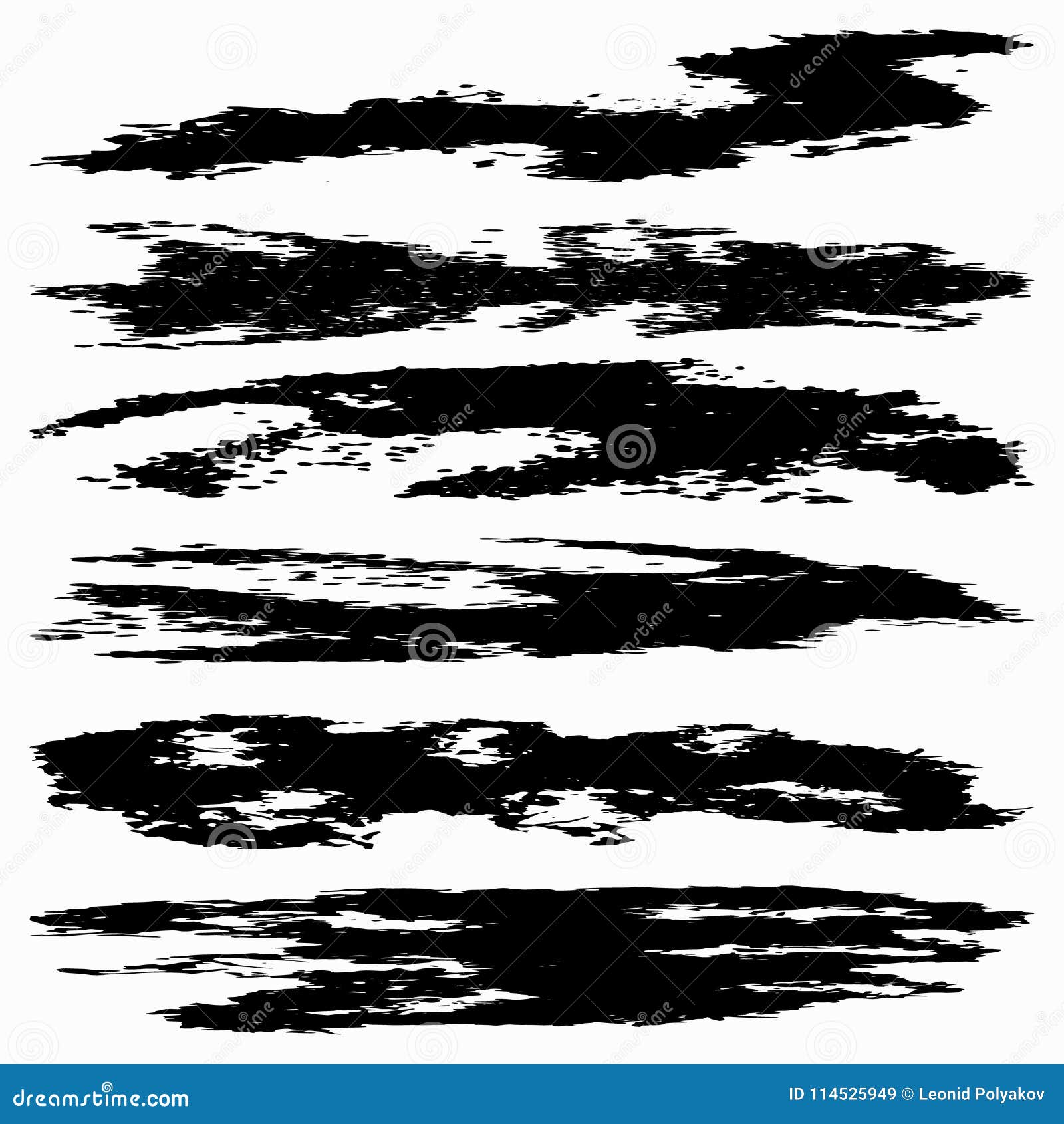 Ink Line Collection for Your Design Vector Illustration Stock Vector ...