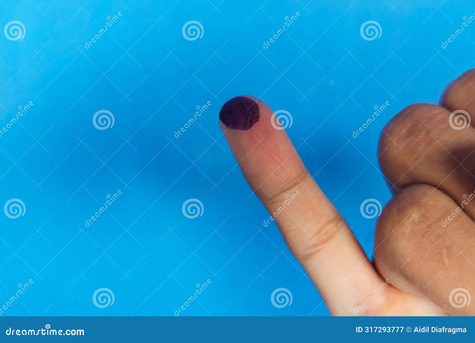 Election Ink Marks on the Little Finger Stock Image - Image of little ...