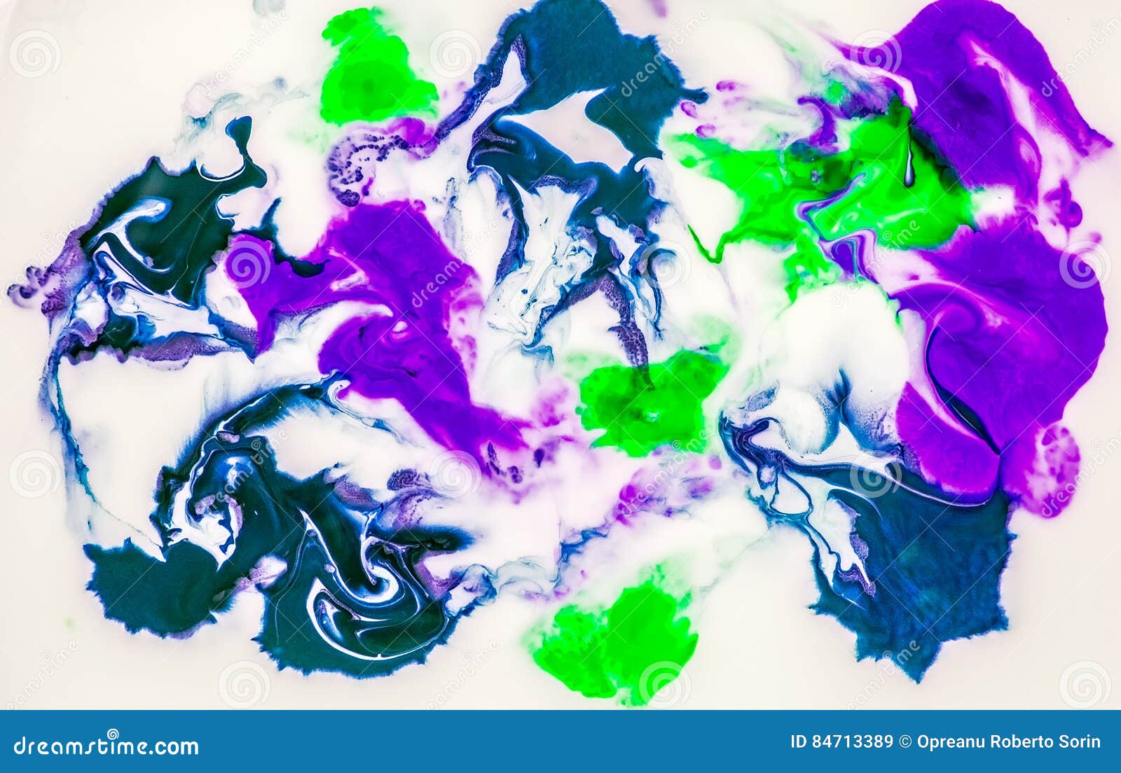Ink mixing in milk stock image. Image of color, brush - 84713389