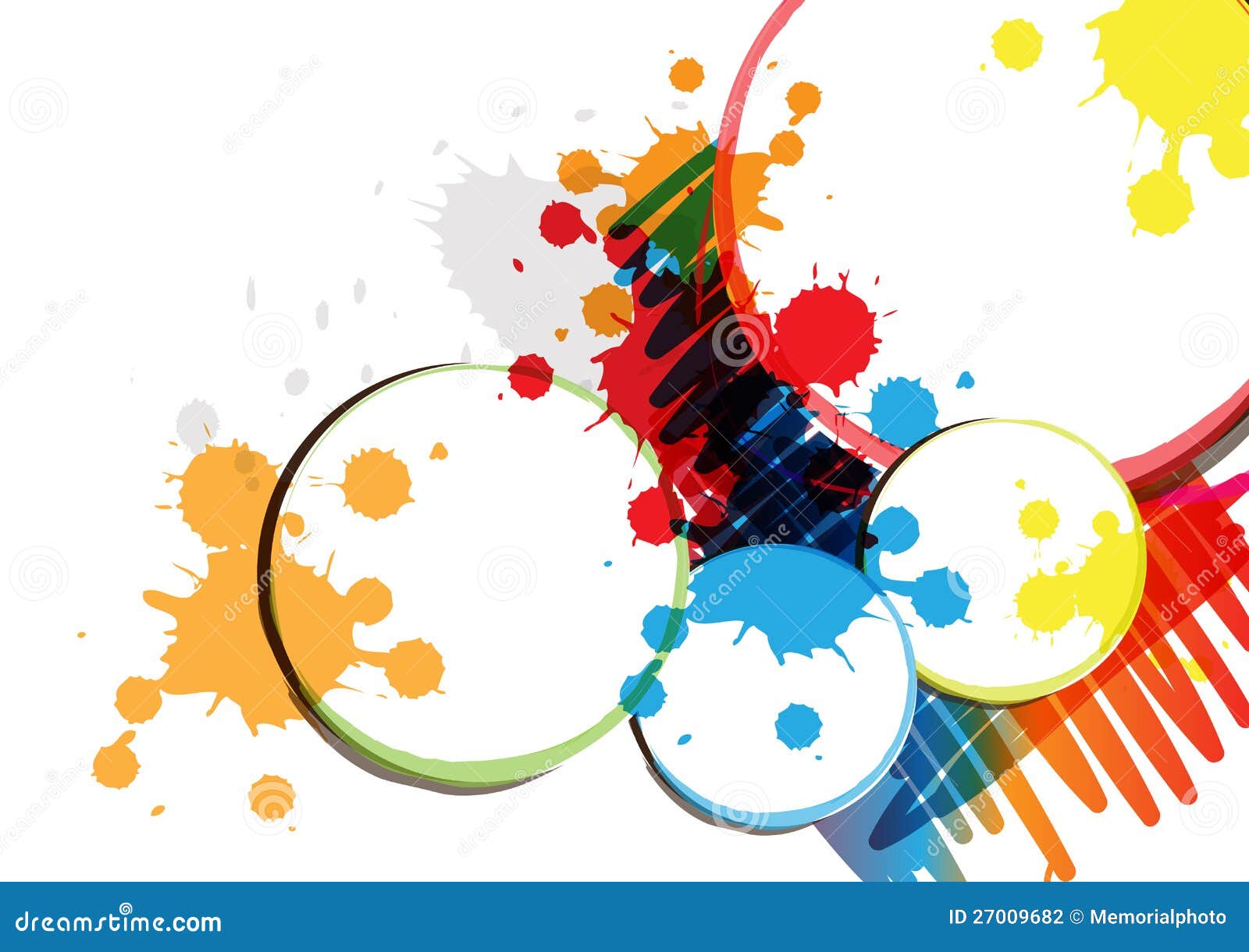 Ink paint banner design stock vector. Illustration of frame - 27009682