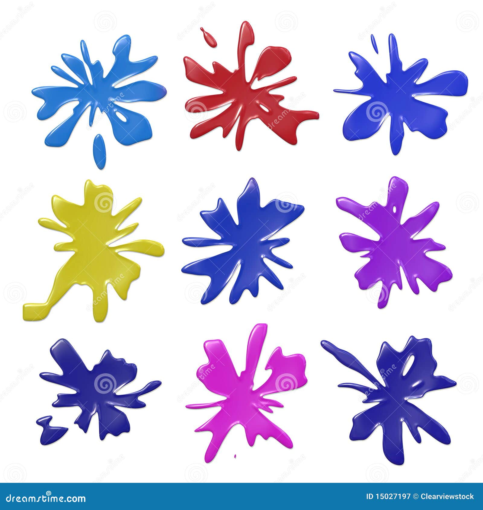 Paint Splotches Royalty-Free Stock Image | CartoonDealer.com #11120104