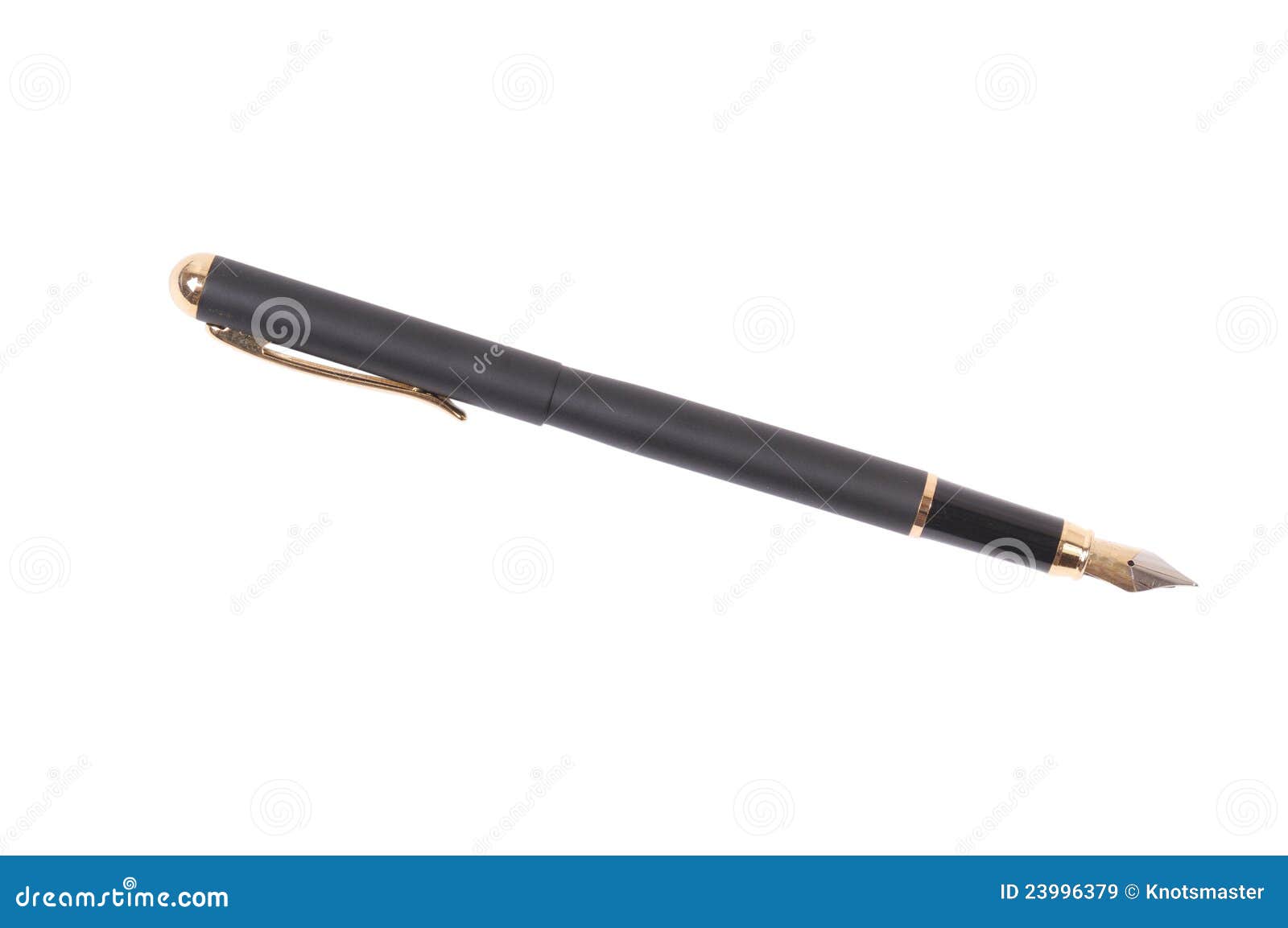 Ink pen stock image. Image of black, classic, gold, reflection - 23996379