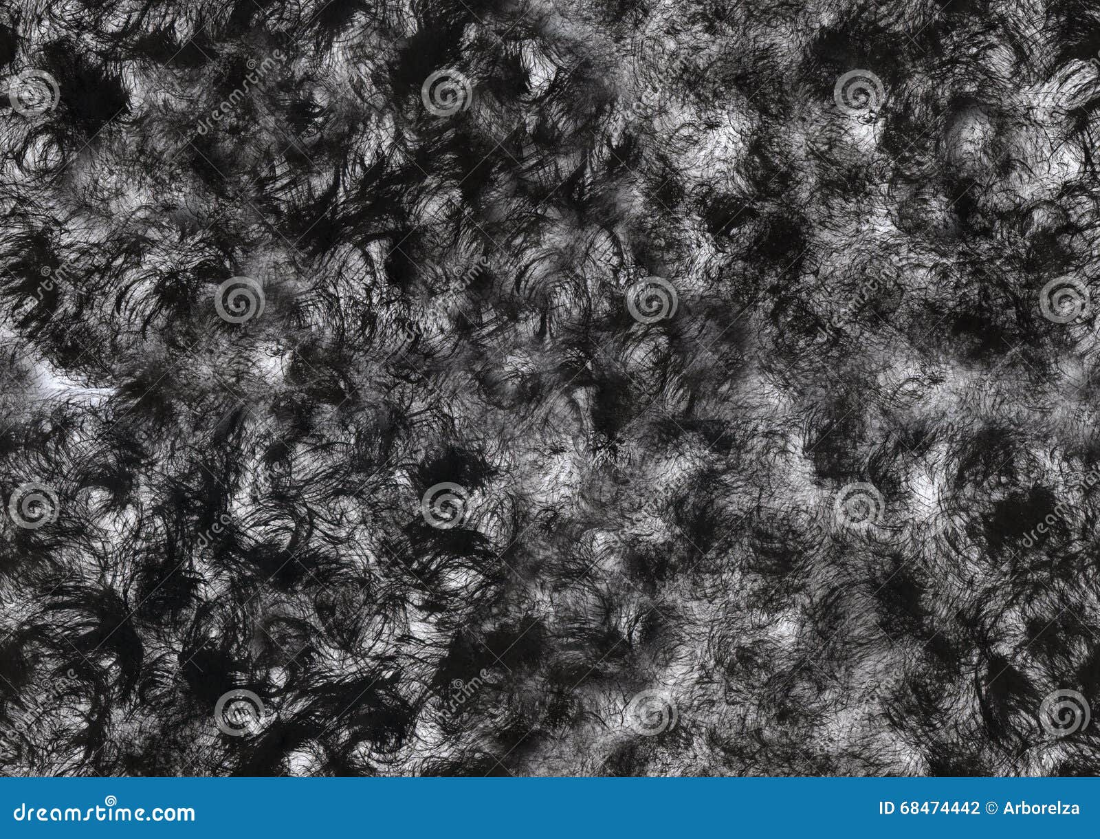 Fluffy Cat Seamless Pattern, Zentangle Style. Freehand Sketch Vector ...