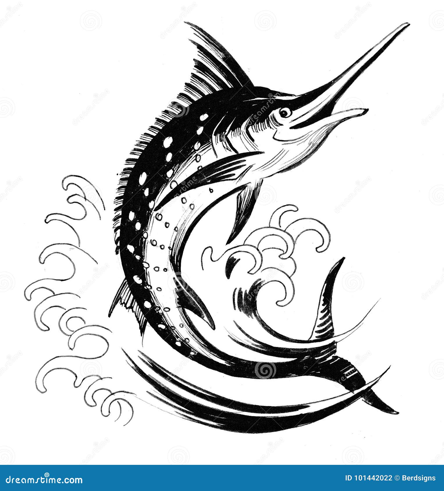 Sword Fish Royalty-Free Stock Image | CartoonDealer.com #101442022