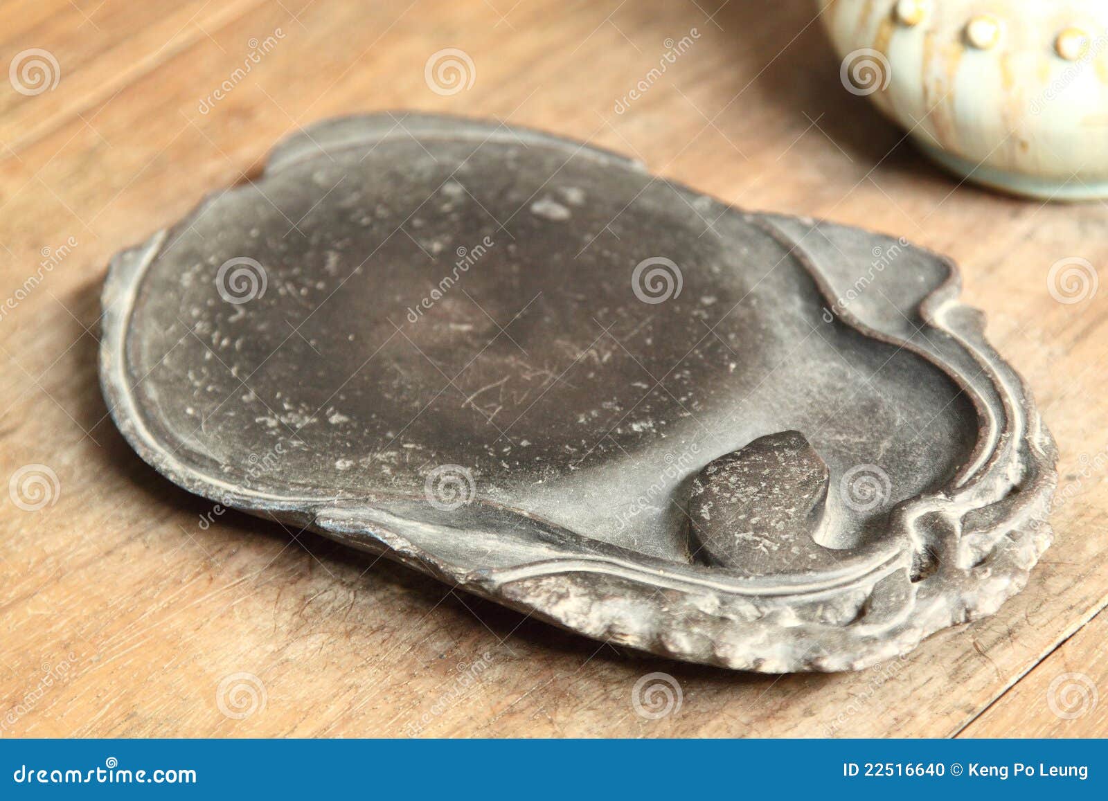 Ink slab stock photo. Image of brown, equipment, calligraphy - 22516640