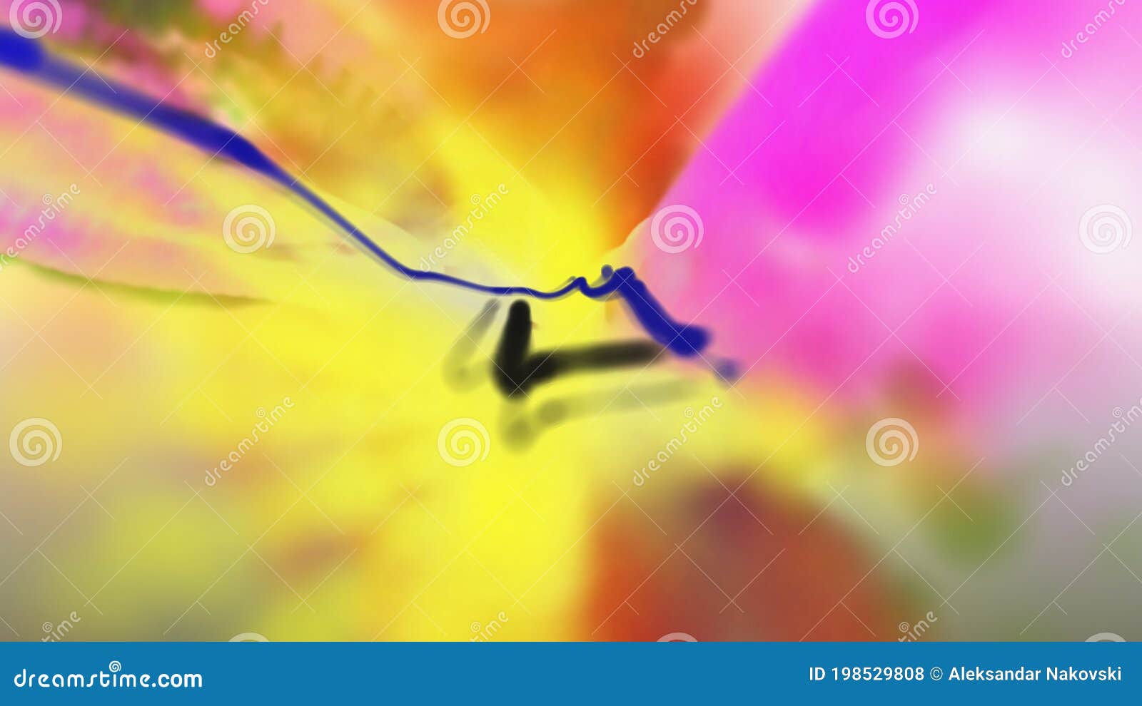 Ink Smoke Color Abstract Background Stock Illustration - Illustration ...