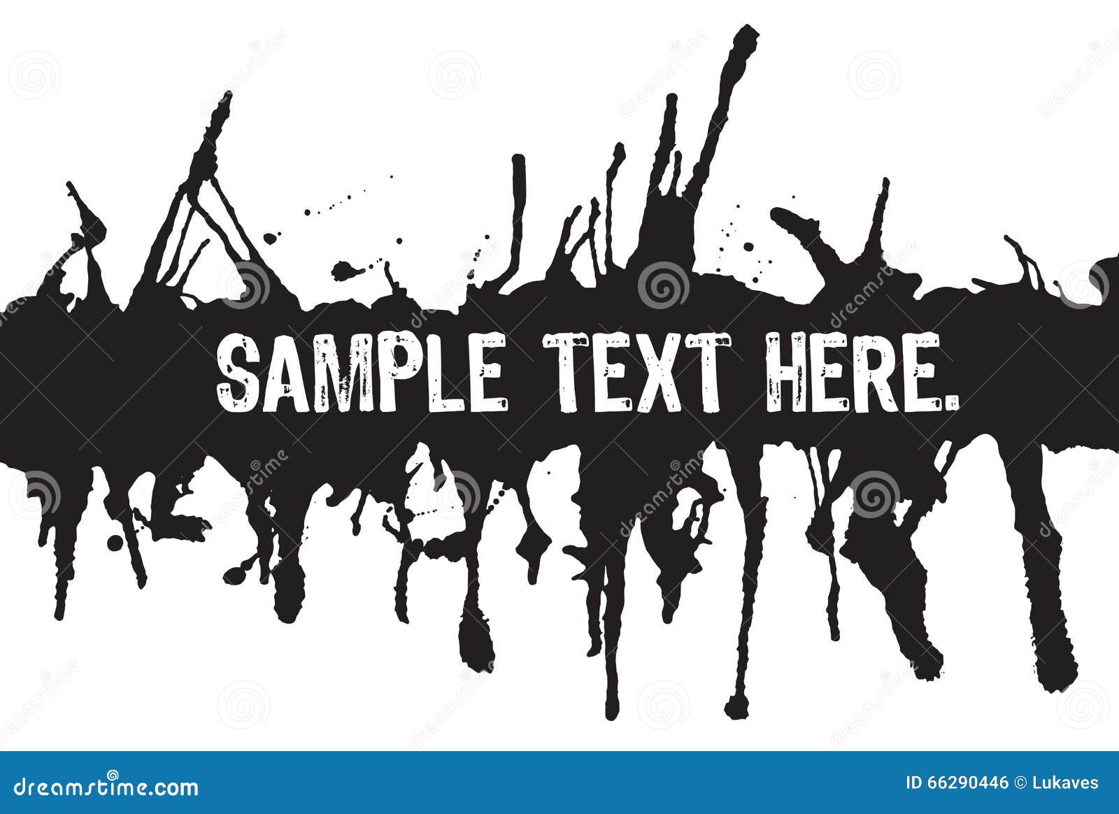 Ink spatter stock vector. Illustration of element, spatter - 66290446