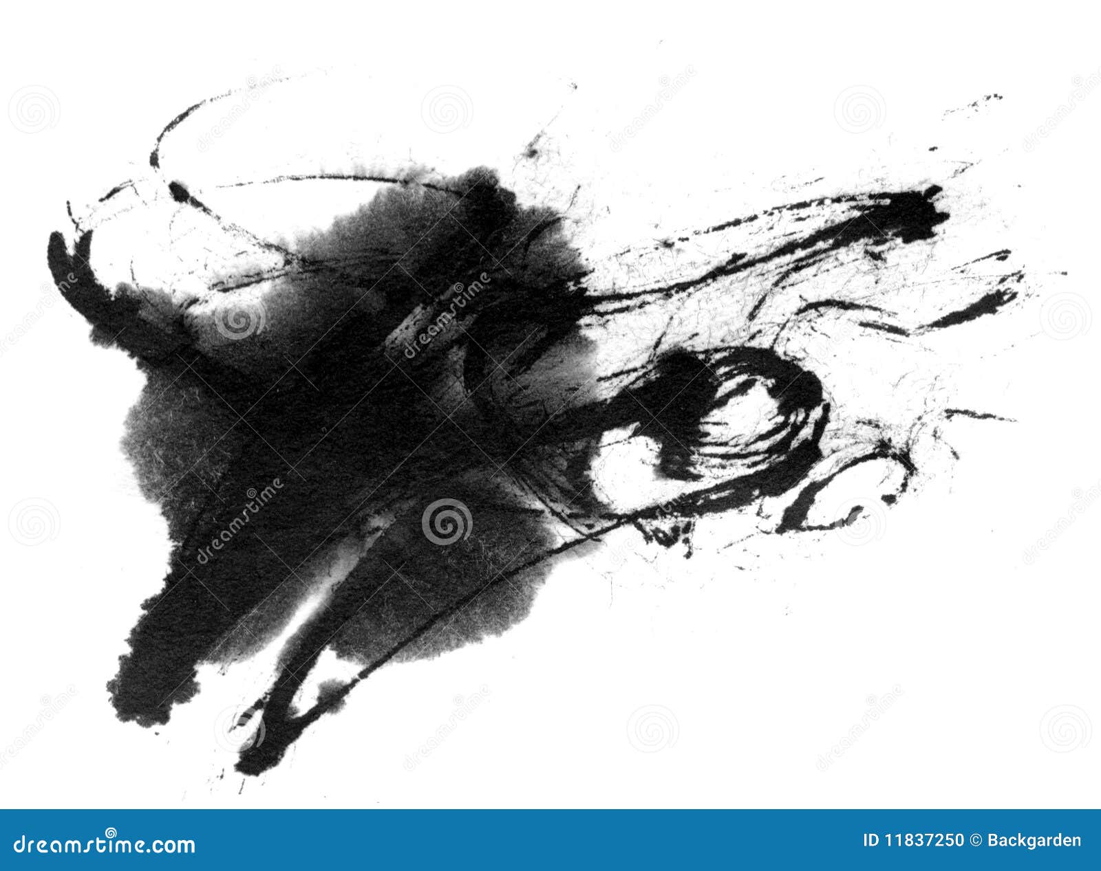 Ink splash stock photo. Image of object, isolated, grunge - 11837250