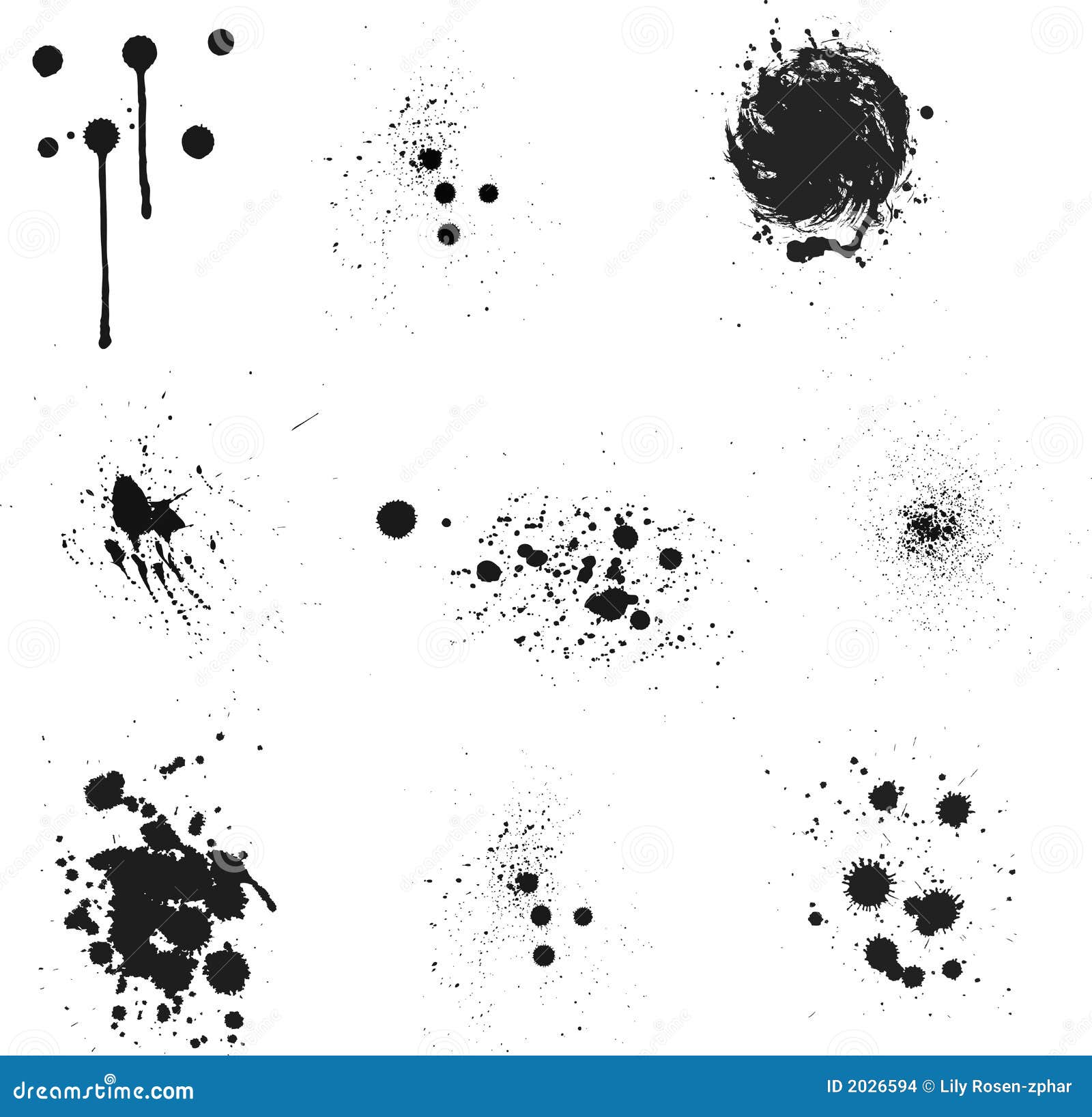 Ink splash stock vector. Illustration of element, urban - 2026594