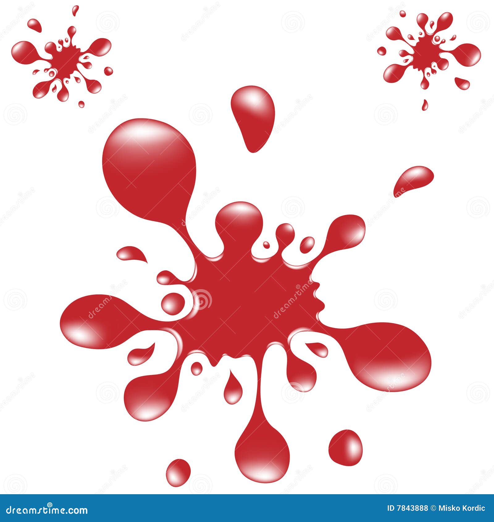 Ink splash stock vector. Illustration of decoration, conceptual - 7843888