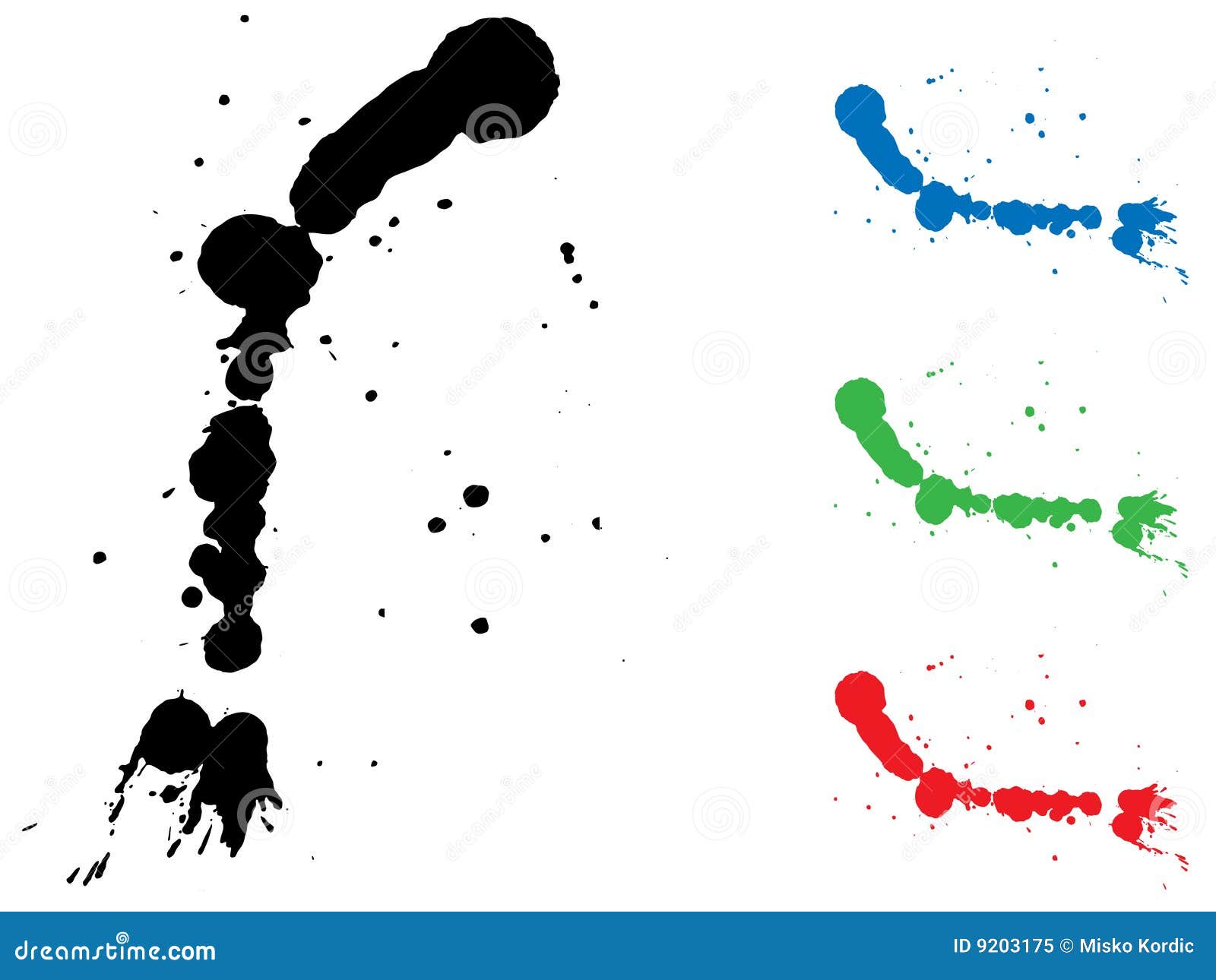 Ink splash stock illustration. Illustration of concept - 9203175