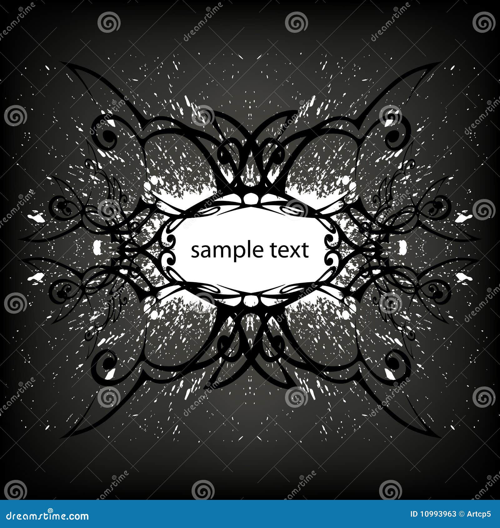 Splash Frame Vector Illustration | CartoonDealer.com #4375704