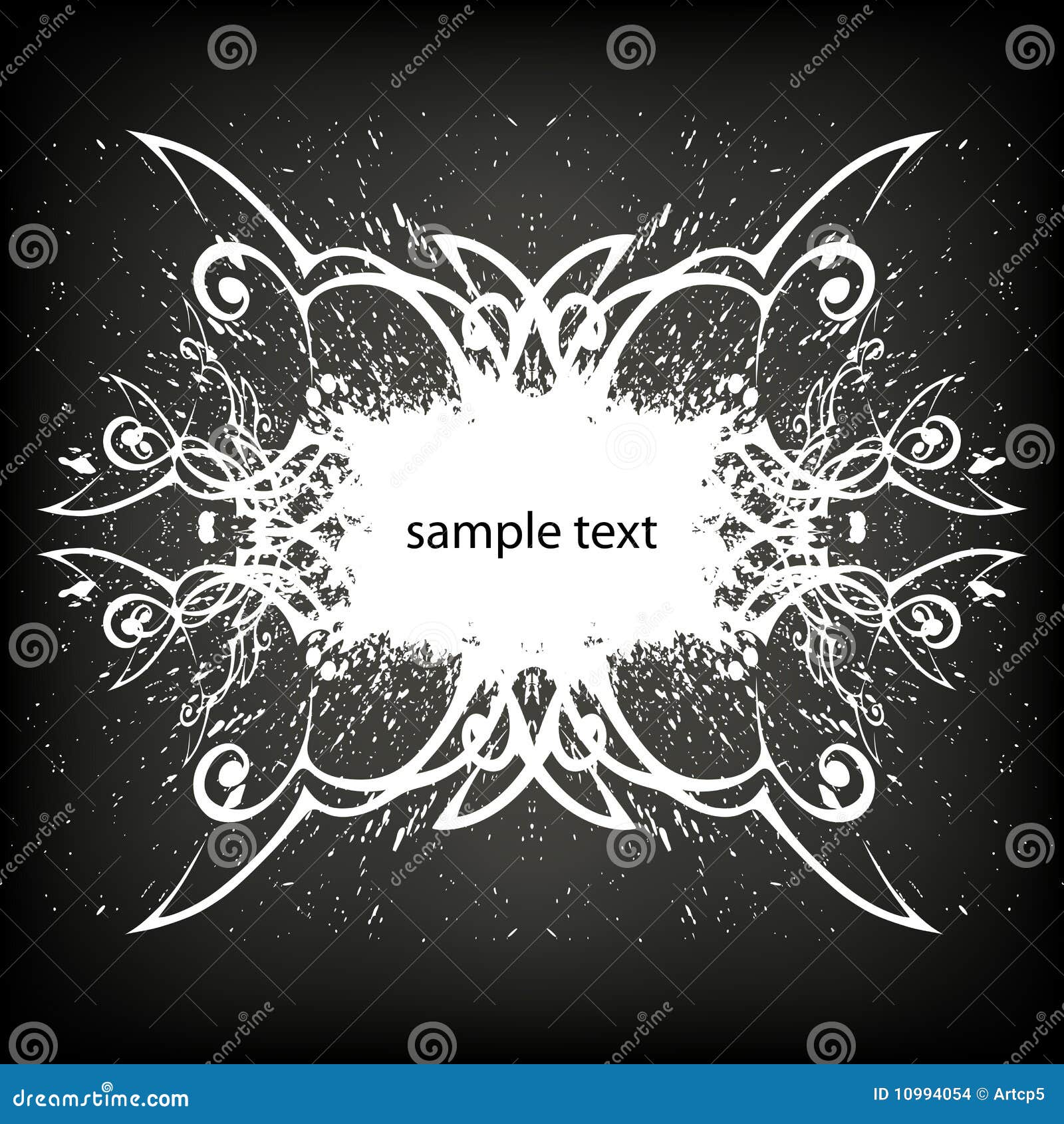 Ink splash frame stock vector. Illustration of design - 10994054