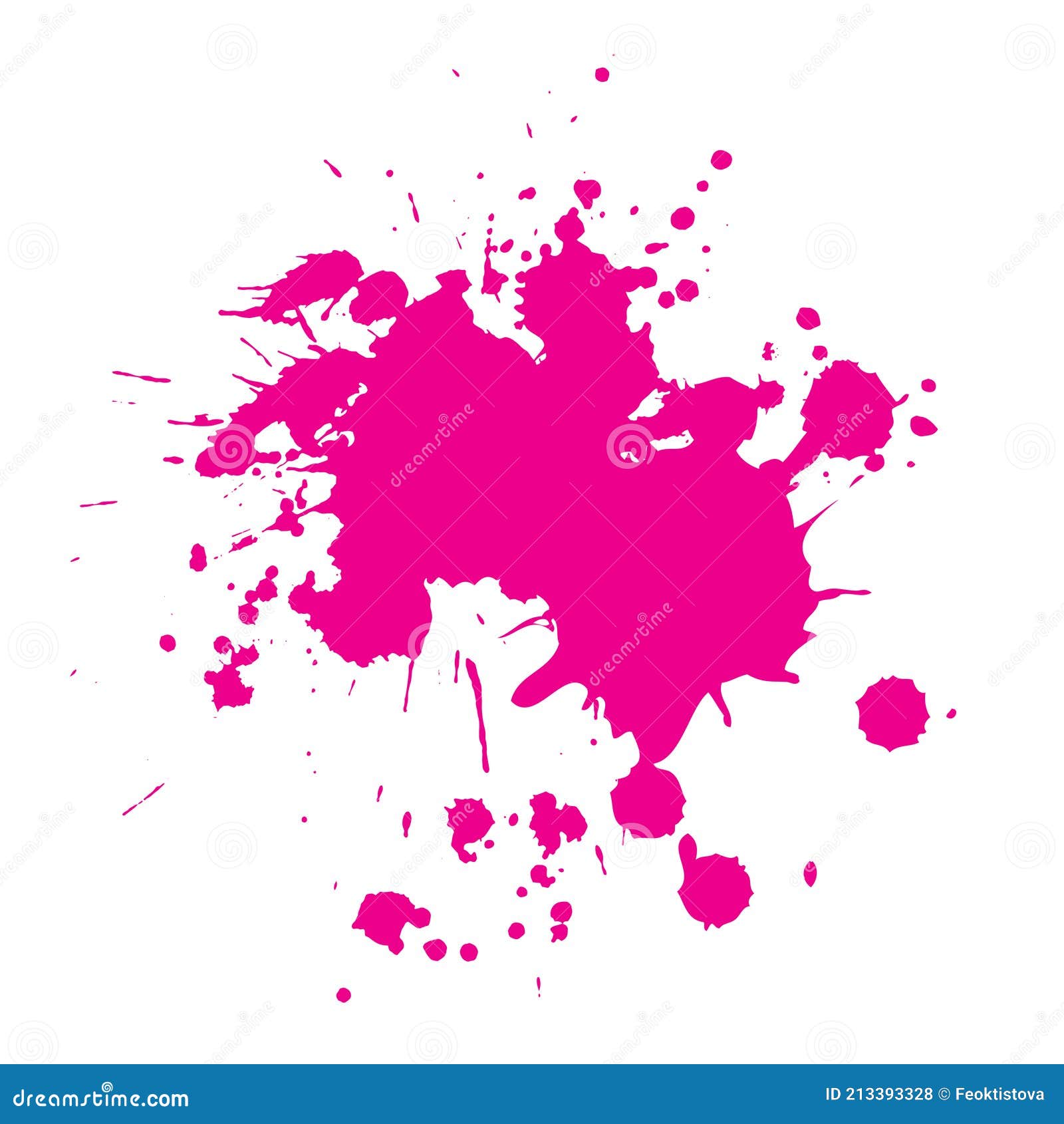 Ink Splash. Grunge Splatters. Abstract Background Stock Vector ...