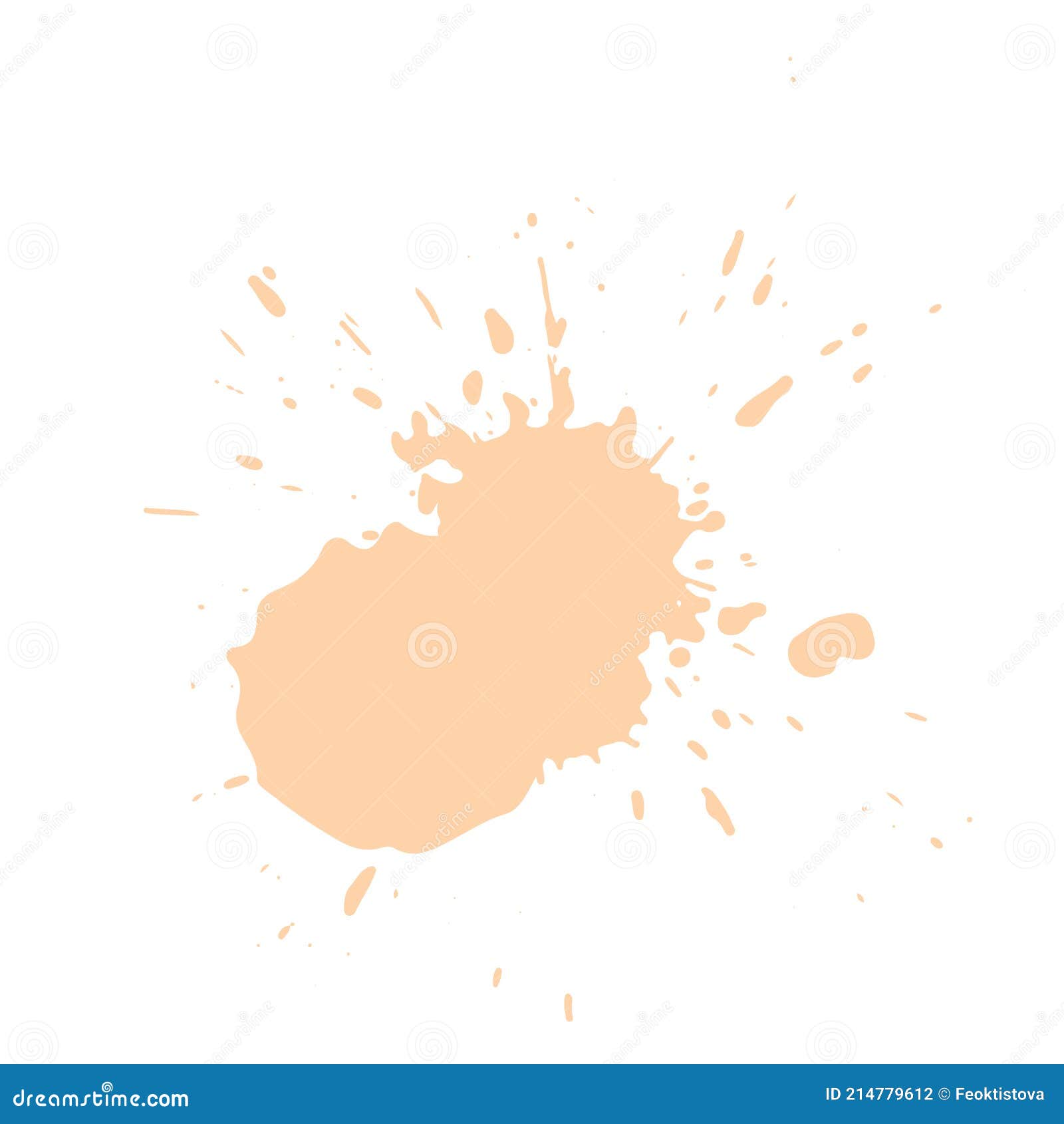 Ink Splash. Grunge Splatters. Abstract Background Stock Vector ...