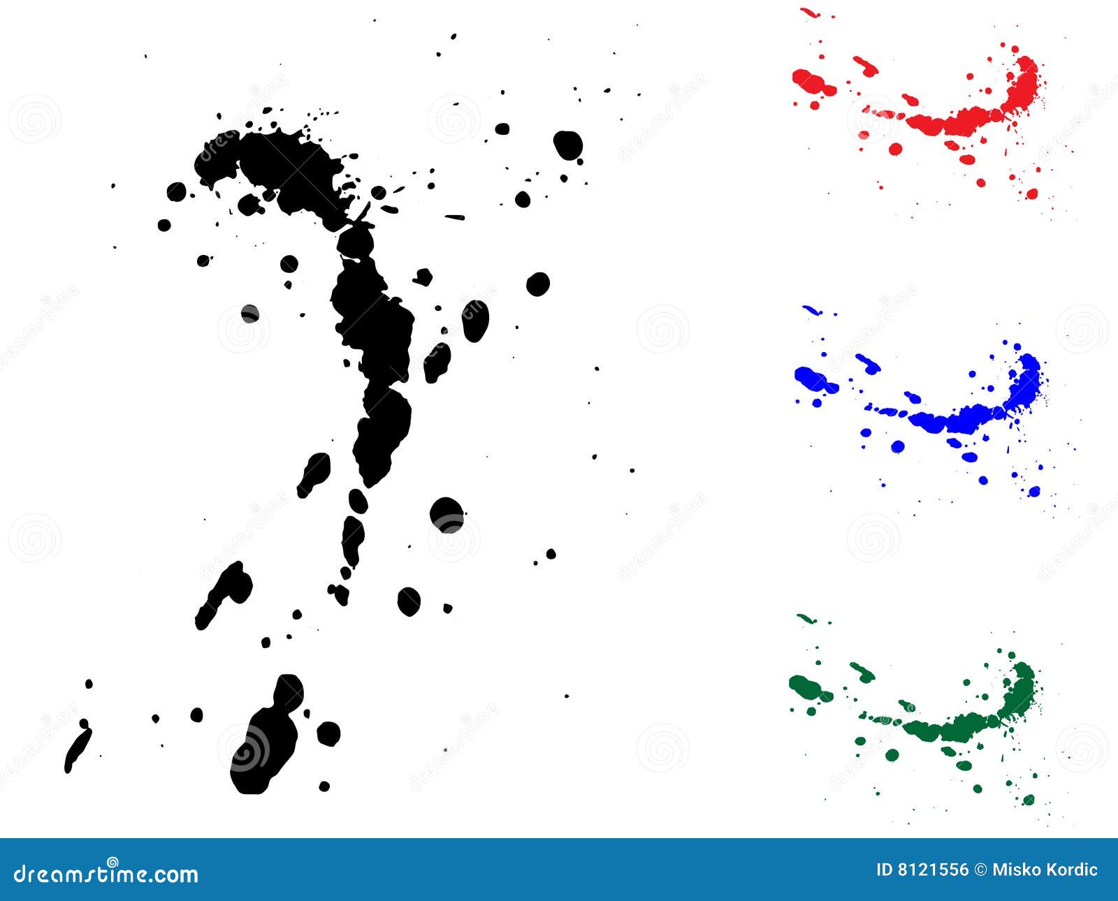 Ink splash illustration stock vector. Illustration of conceptual - 8121556