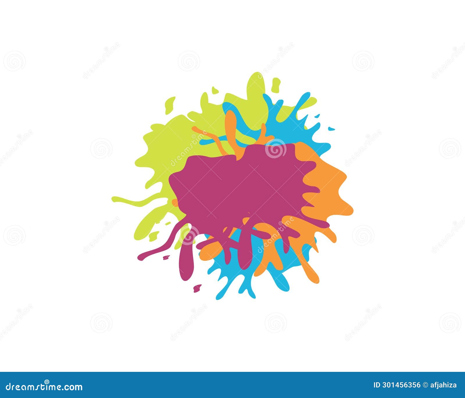 Ink Splash Logo Icon Template Stock Vector - Illustration of hobby ...