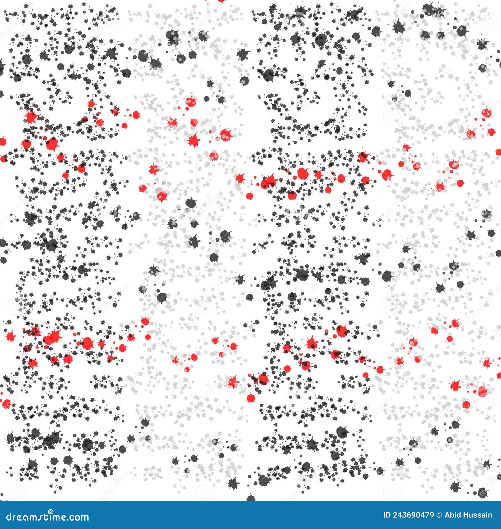 Ink Splash Pattern Art As a Background, Black and Red Ink Splash ...