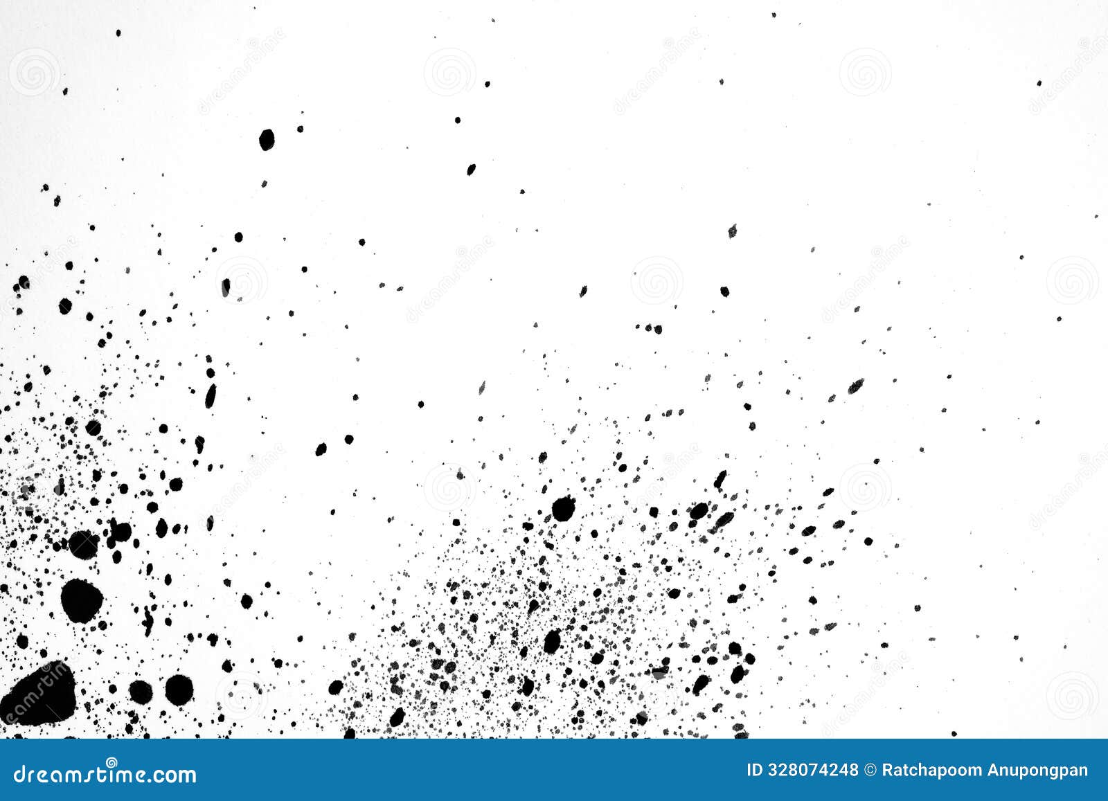 Ink Splash Pattern, Black Watercolor Splatter Background Stock Photo ...