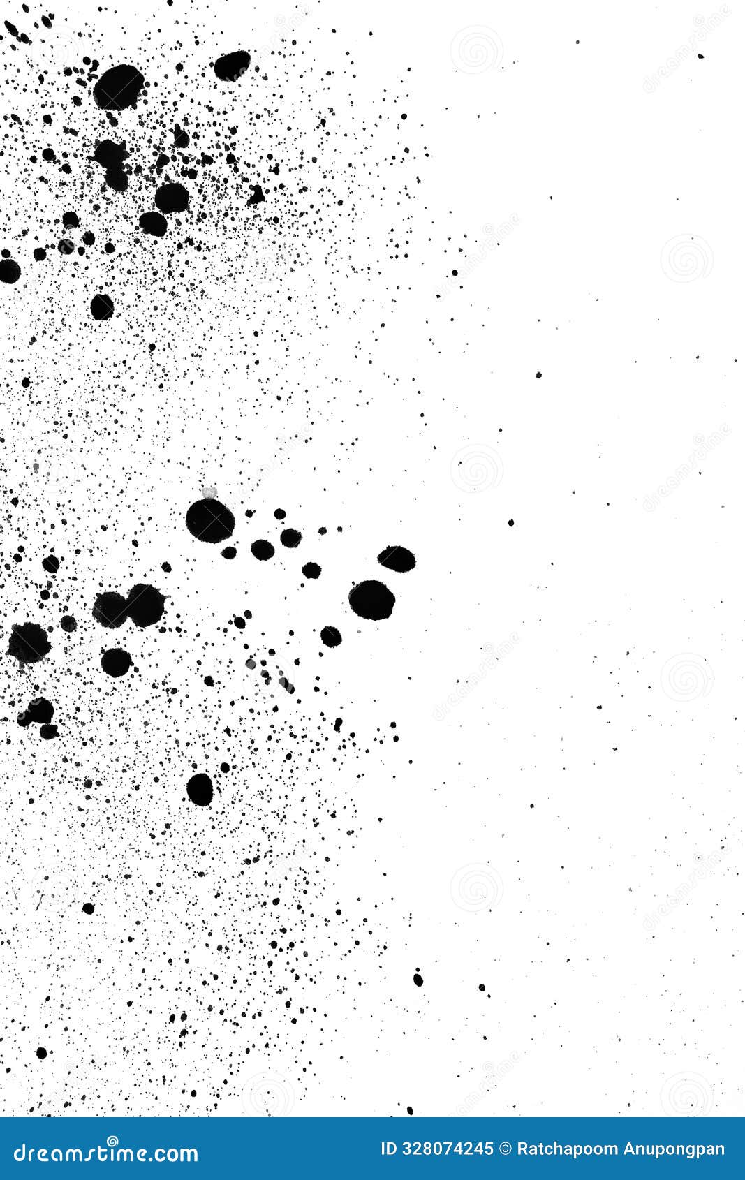Ink Splash Pattern, Black Watercolor Splatter Background Stock Image ...