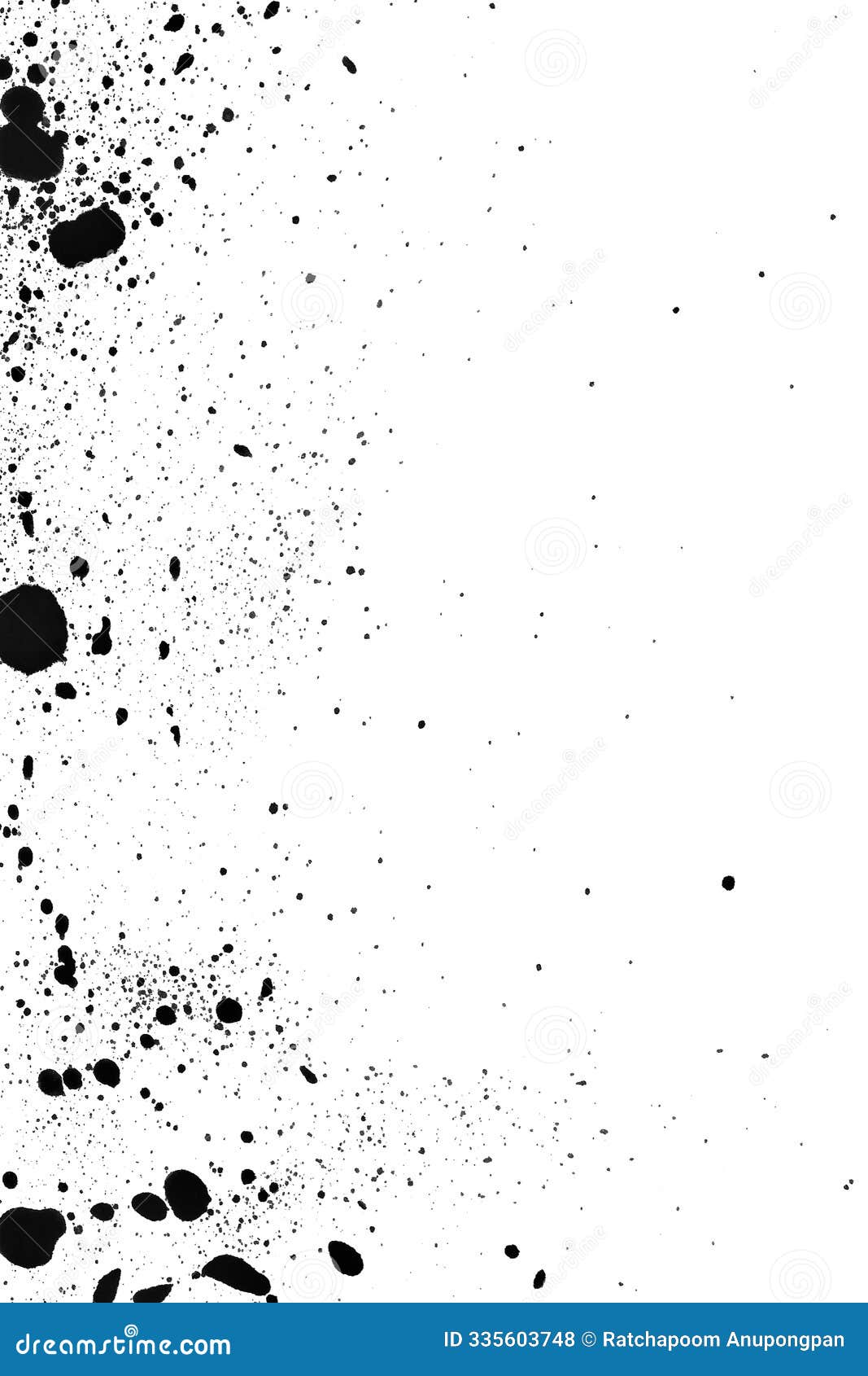 Ink Splash Pattern, Black Watercolor Splatter Background Stock ...