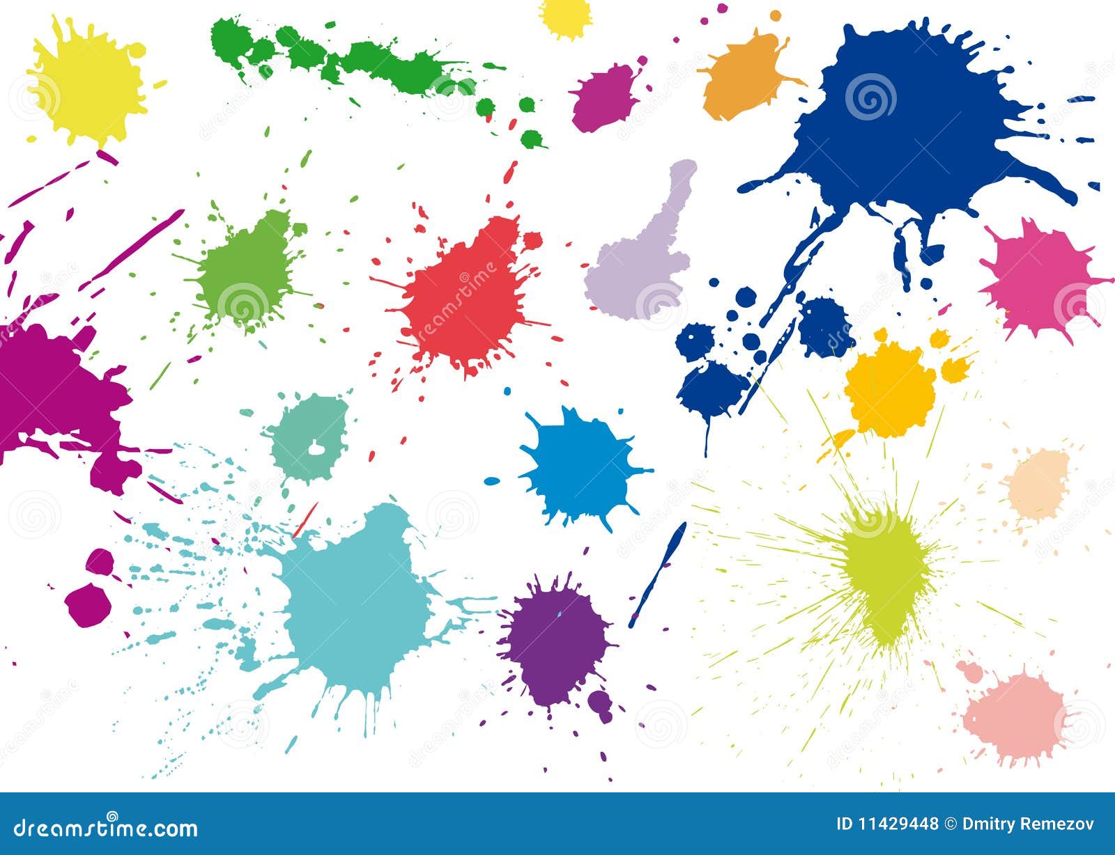 Ink Splashes Royalty Free Stock Photos - Image: 11429448