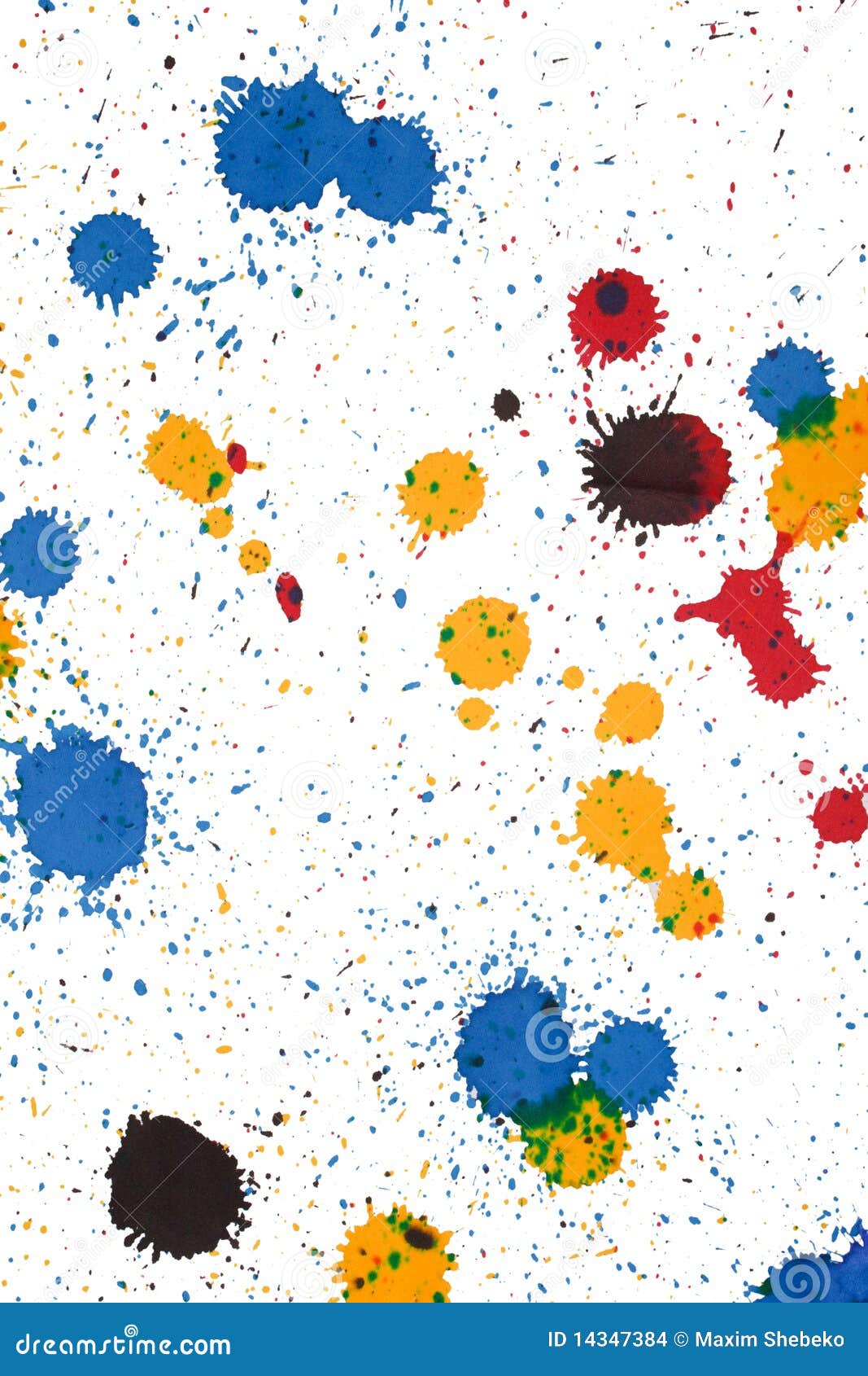 Ink splashes stock photo. Image of blob, isolated, element - 14347384