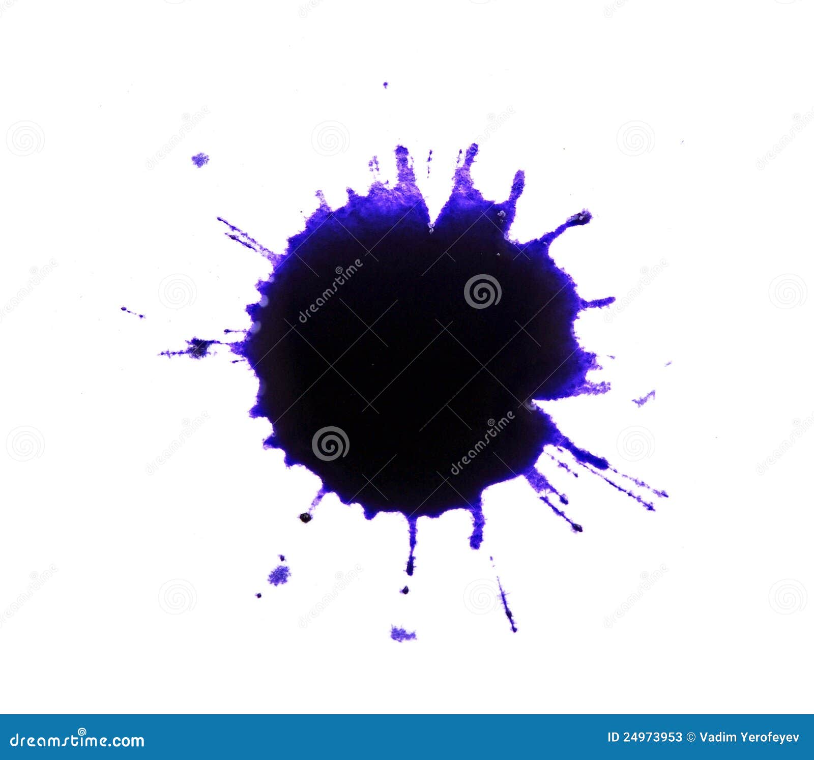 Ink splashes stock image. Image of dirty, mess, blue - 24973953