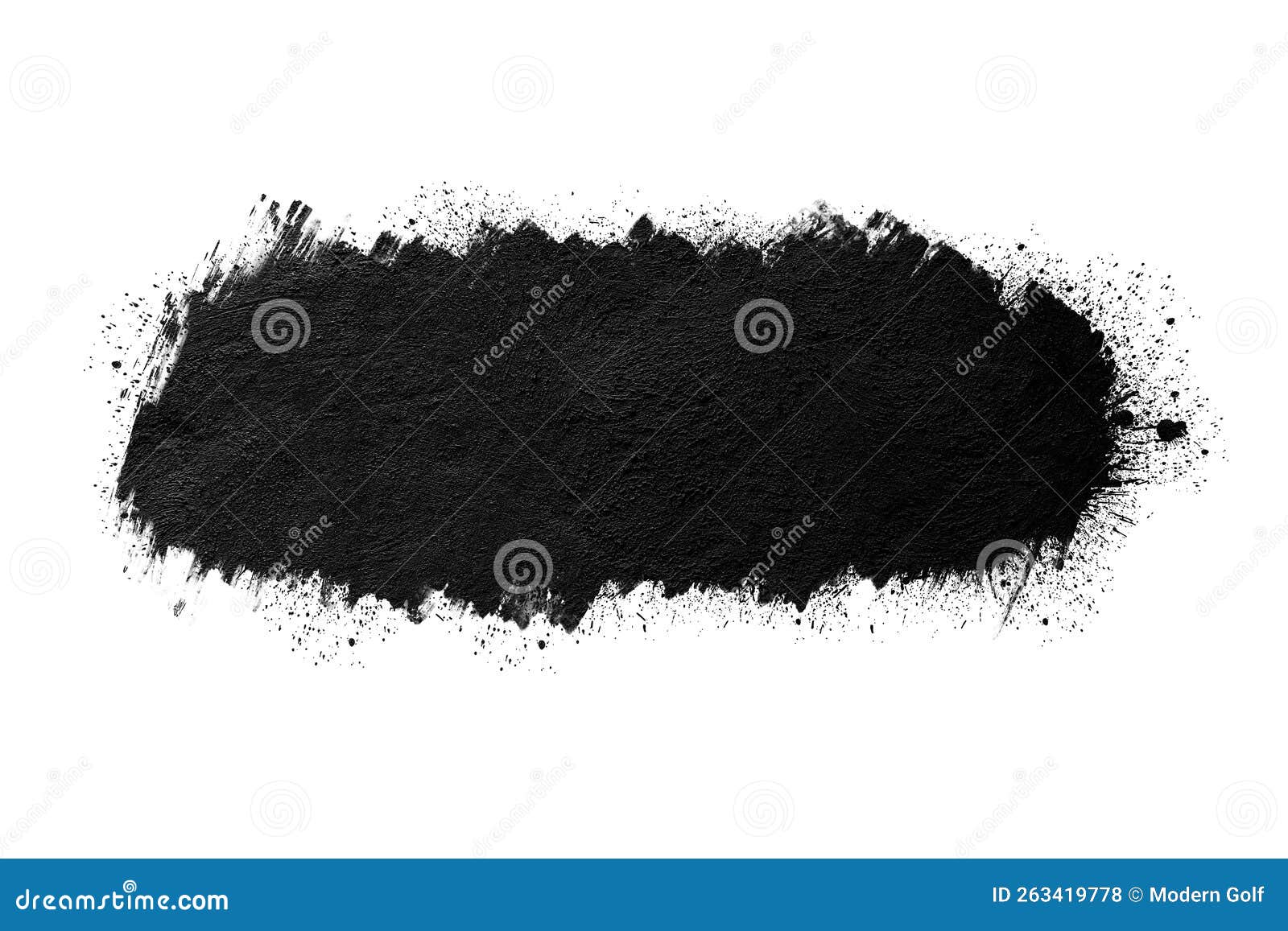 Ink Splashes Isolated on White Background . Stock Photo - Image of ...