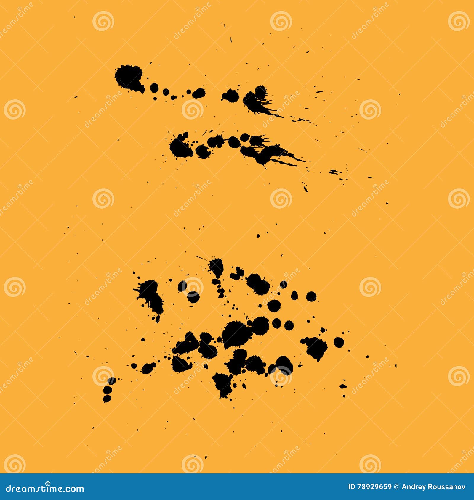 Ink Splashes. Splash Vector Art, Stock Vector Stock Vector ...