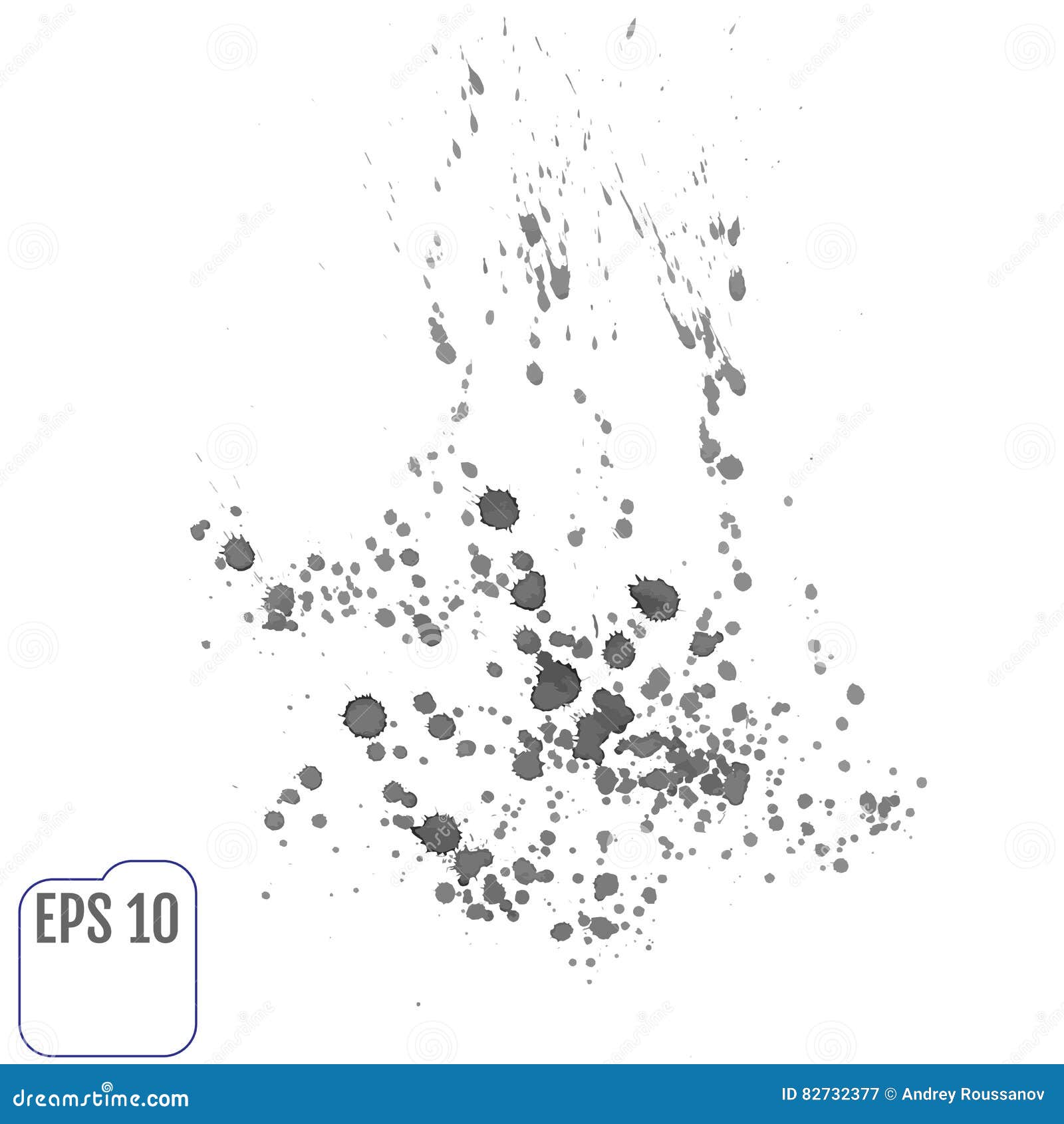Ink Splashes. Splash Vector Art, Stock Vector Stock Vector ...