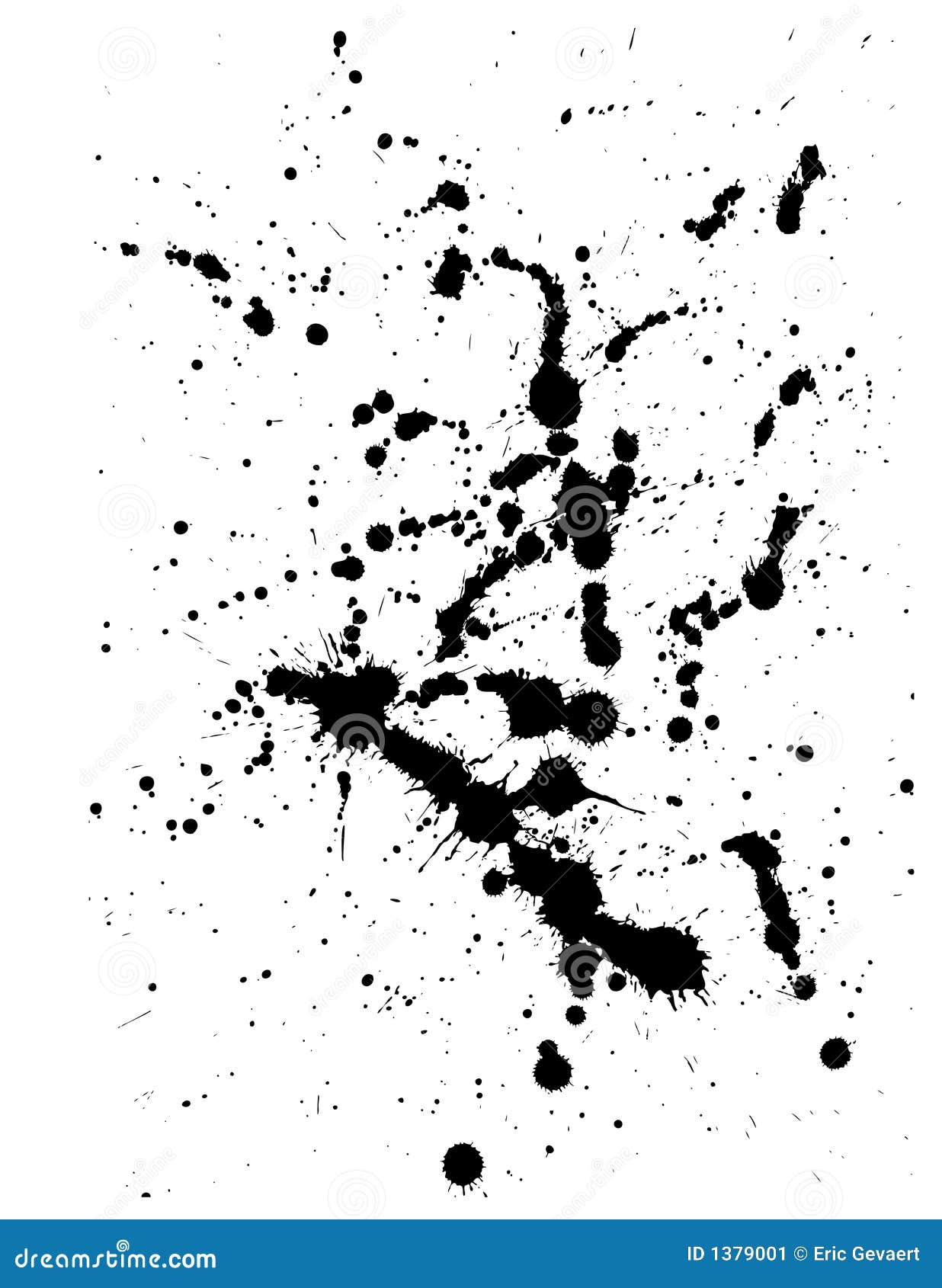 Ink Splat Stock Image - Image: 1379001